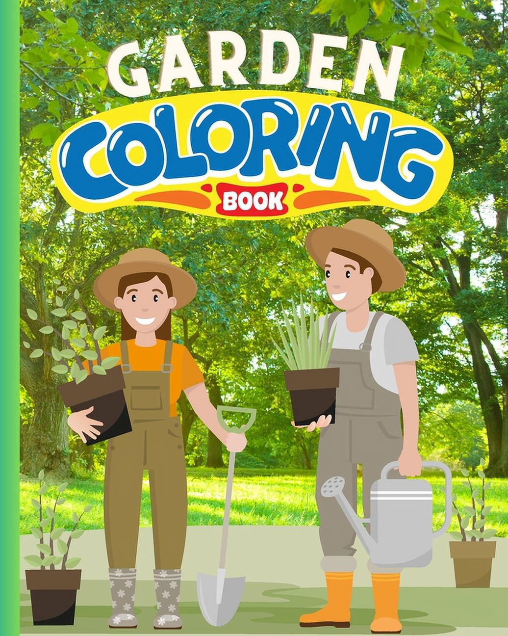 Garden Coloring Book: Country Gardens Coloring Pages, Flowers Coloring ...