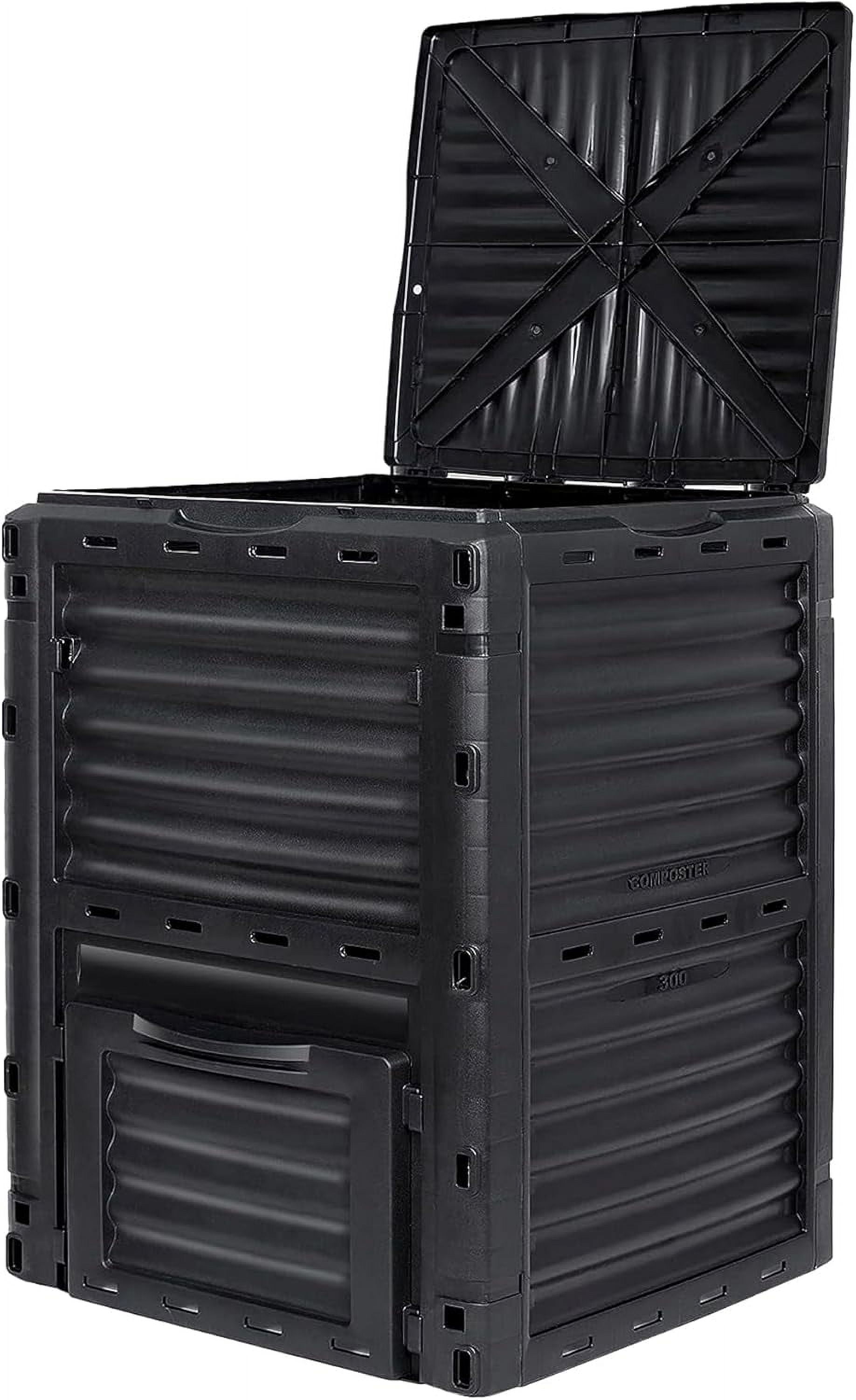 Garden Compost Bin from BPA-Free Material - 80 Gallon (300 L) Large ...