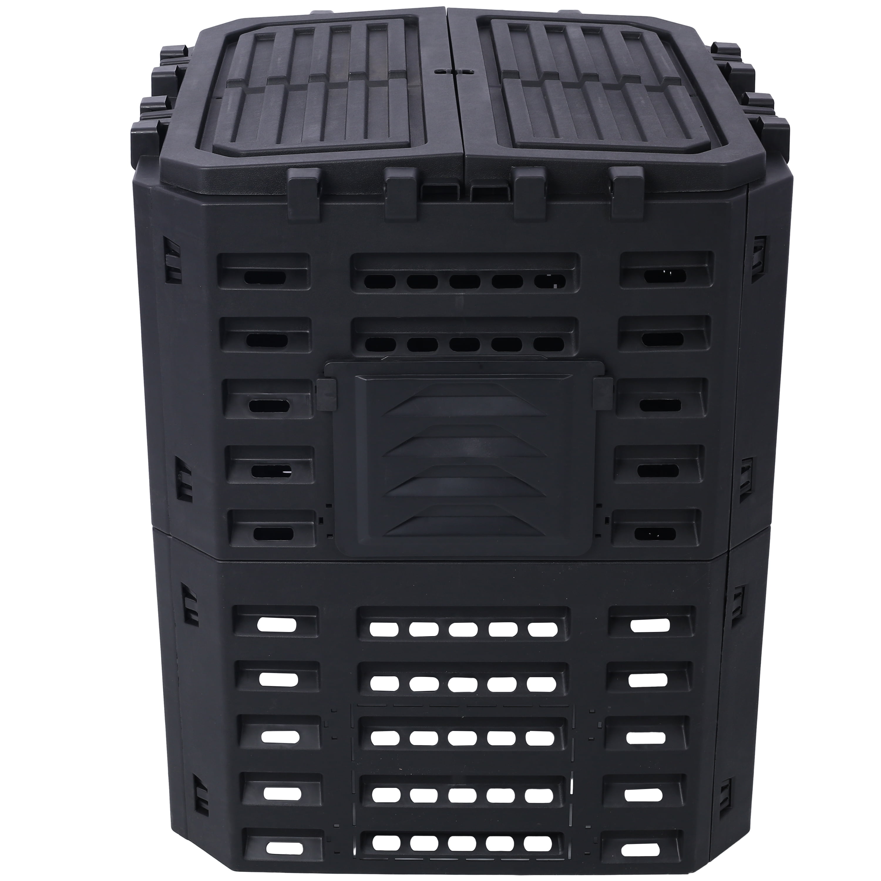 Garden Composter Bin Made from Recycled Plastic – 90 Gallons (340Liter ...