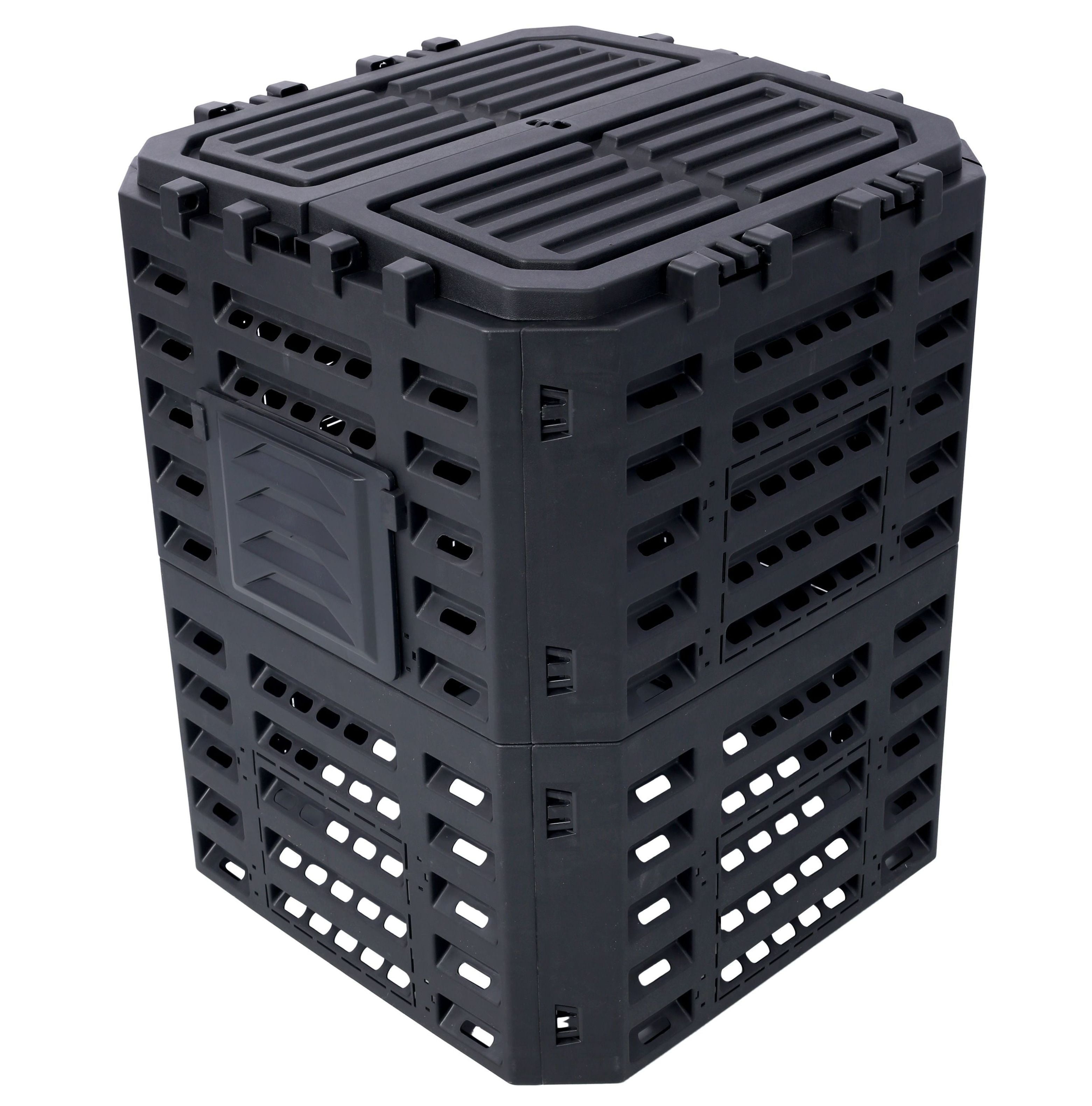 Garden Composter Bin Made from Recycled Plastic – 90 Gallons (340Liter ...