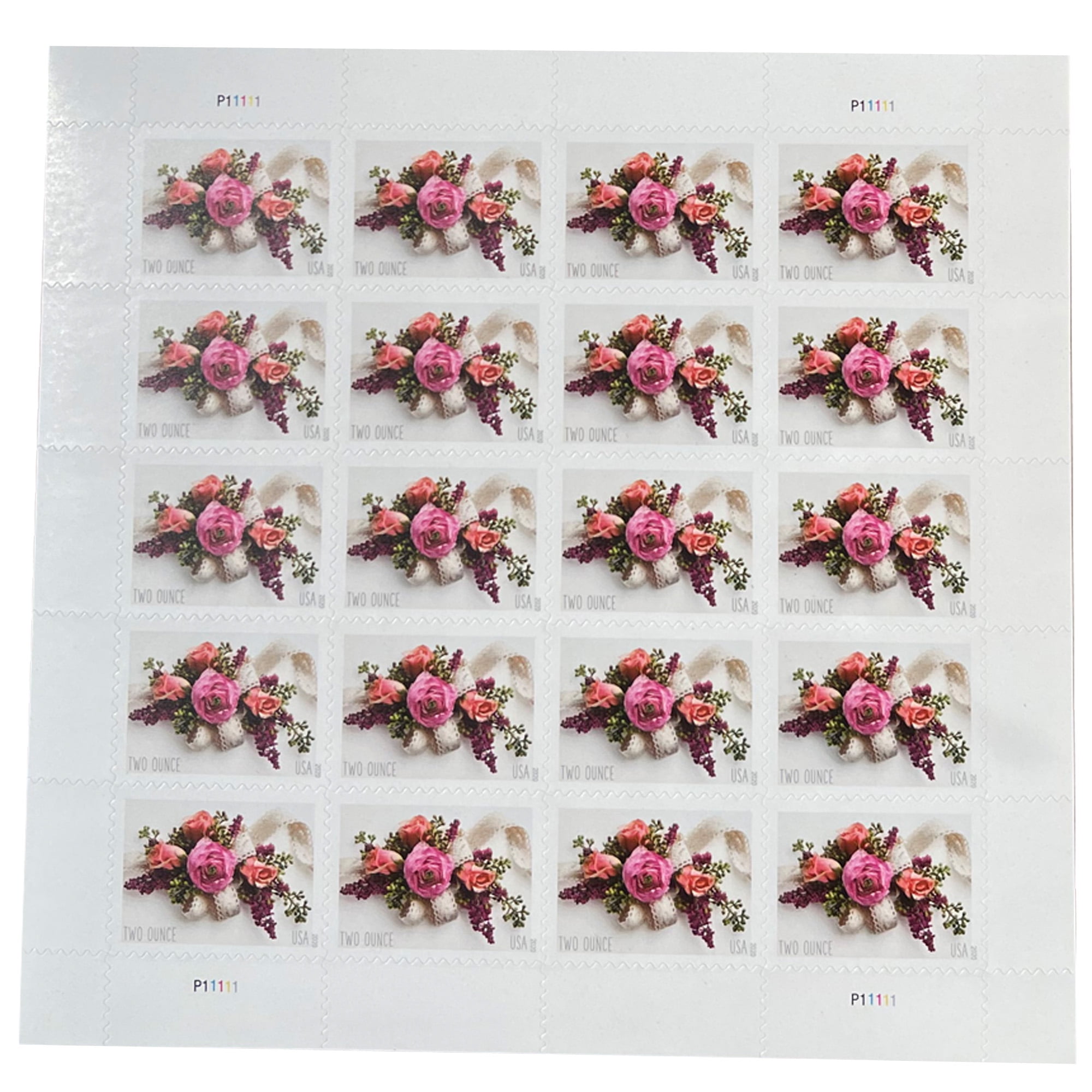 USPS Garden Corsage 2-ounce Forever Postage Stamps for Wedding ...