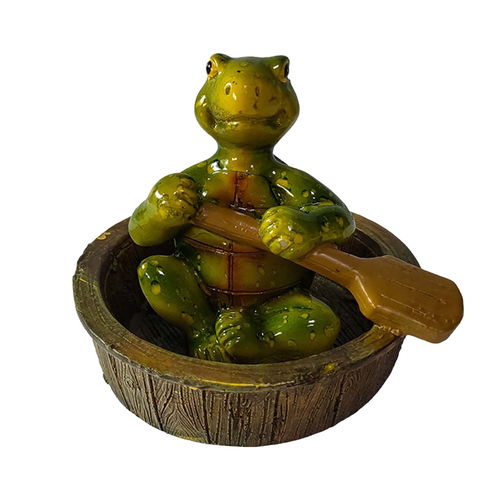Garden Courtyard Floating Water Figurines Turtle Series Pool Pond Decor ...