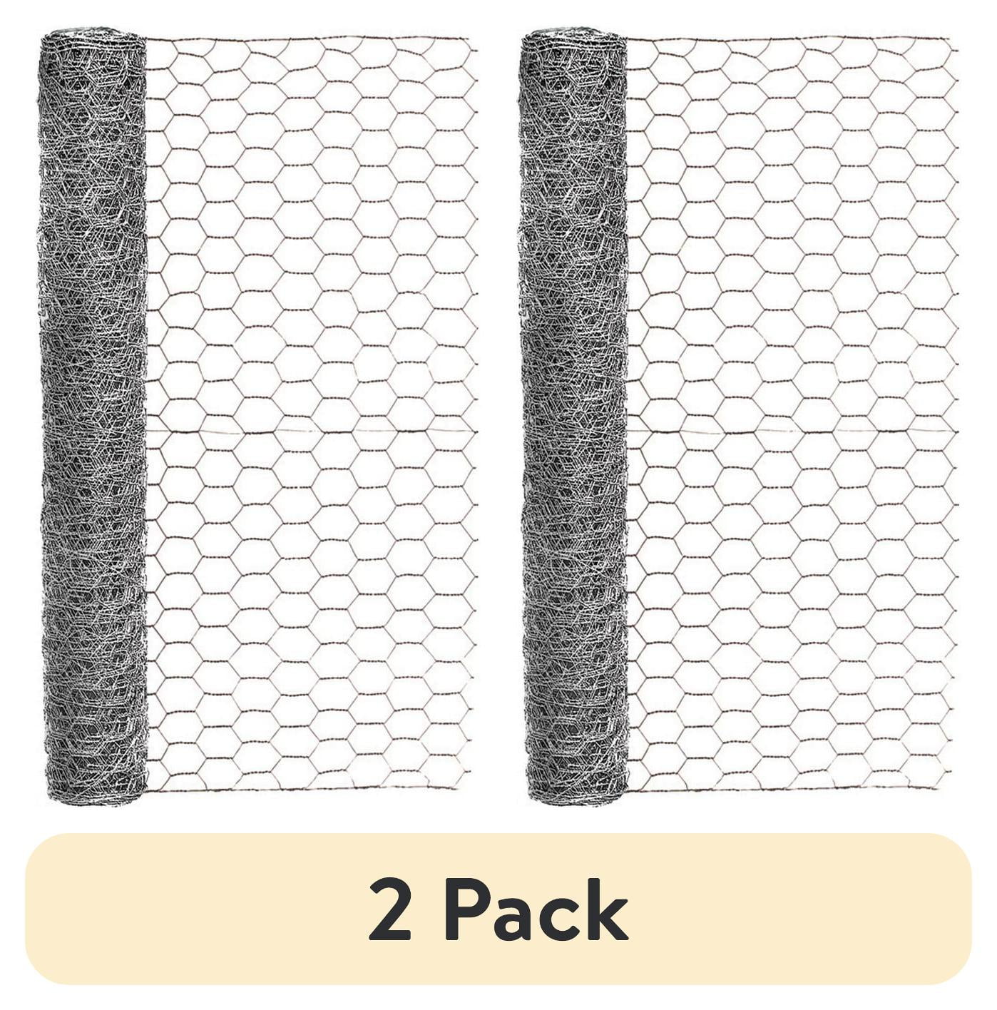 (2 pack) Garden Craft 24in H x 10ft L Galvanized Steel Chicken Wire ...