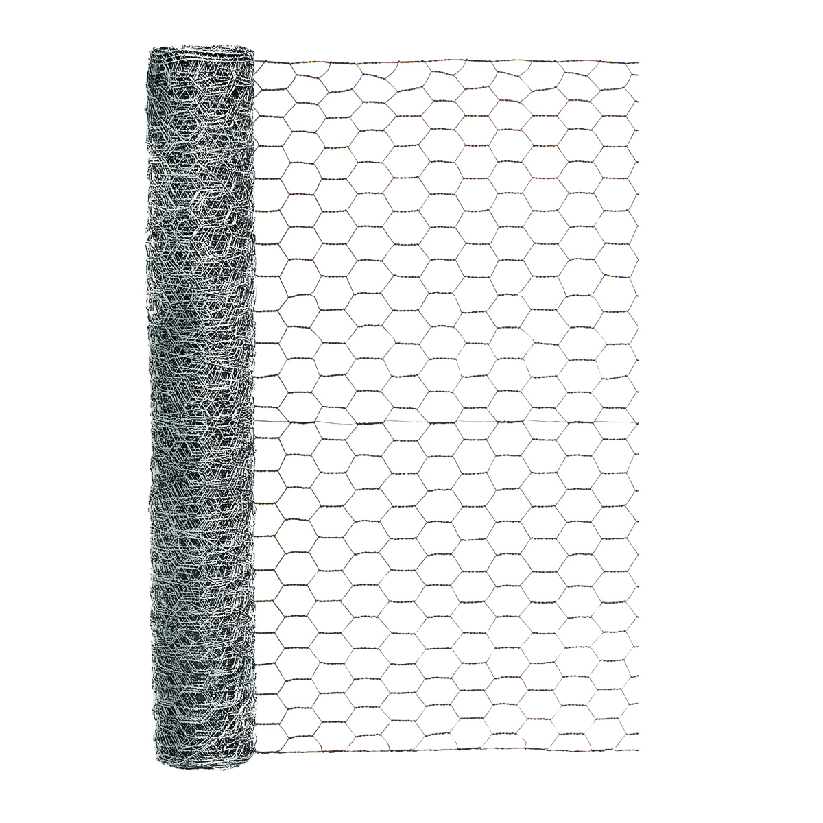 Garden Craft 24in H x 10ft L Galvanized Steel Chicken Wire with 1in ...