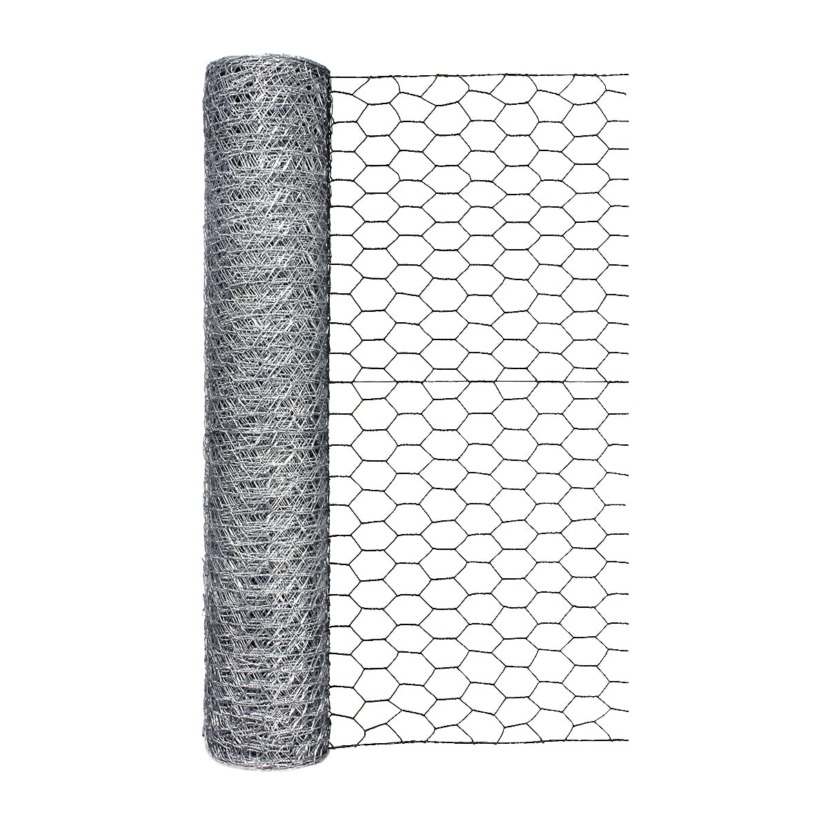 Garden Craft 24in H x 50ft L Gray Chicken Wire with 1in Openings ...