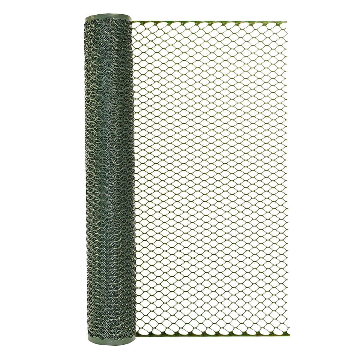 Garden Craft 36in H x 25ft L Green Plastic Vinyl Poultry Netting, Multi ...