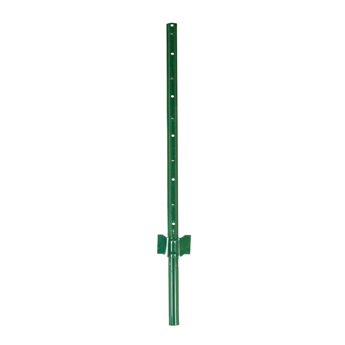 Garden Craft 4ft Green Powder Coated Metal Ground Steel Fence Post ...