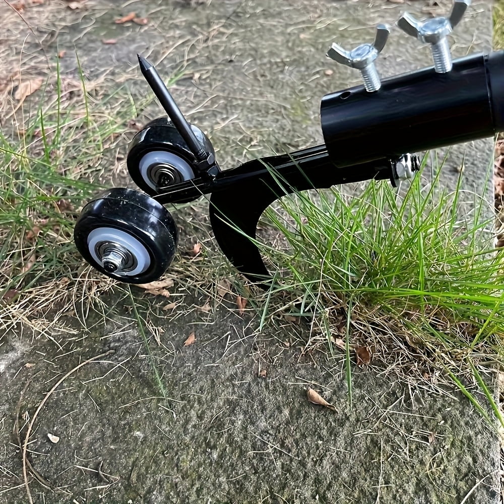 Garden Crevice Weed Hook With Rolling Wheel, Gardening Tool For Quick ...