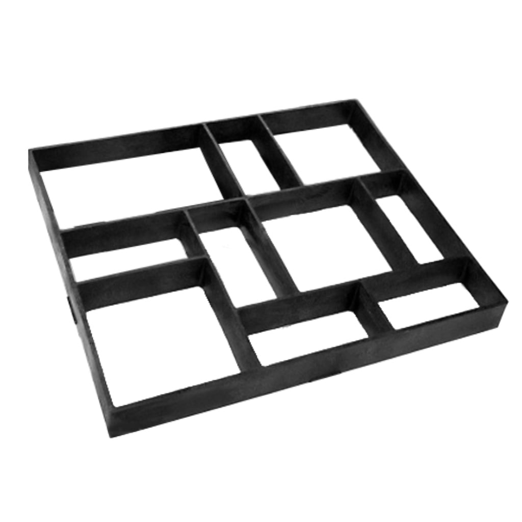 Garden DIY Plastic Driving Way Paving Mould Step Stone Maker Cement ...