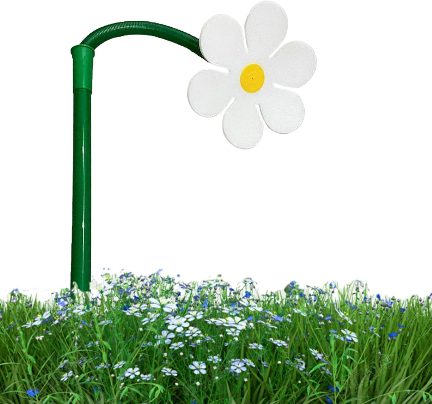 Garden Dancing Daisy Water Sprinkler: 360 Degree Rotating Sunflower ...