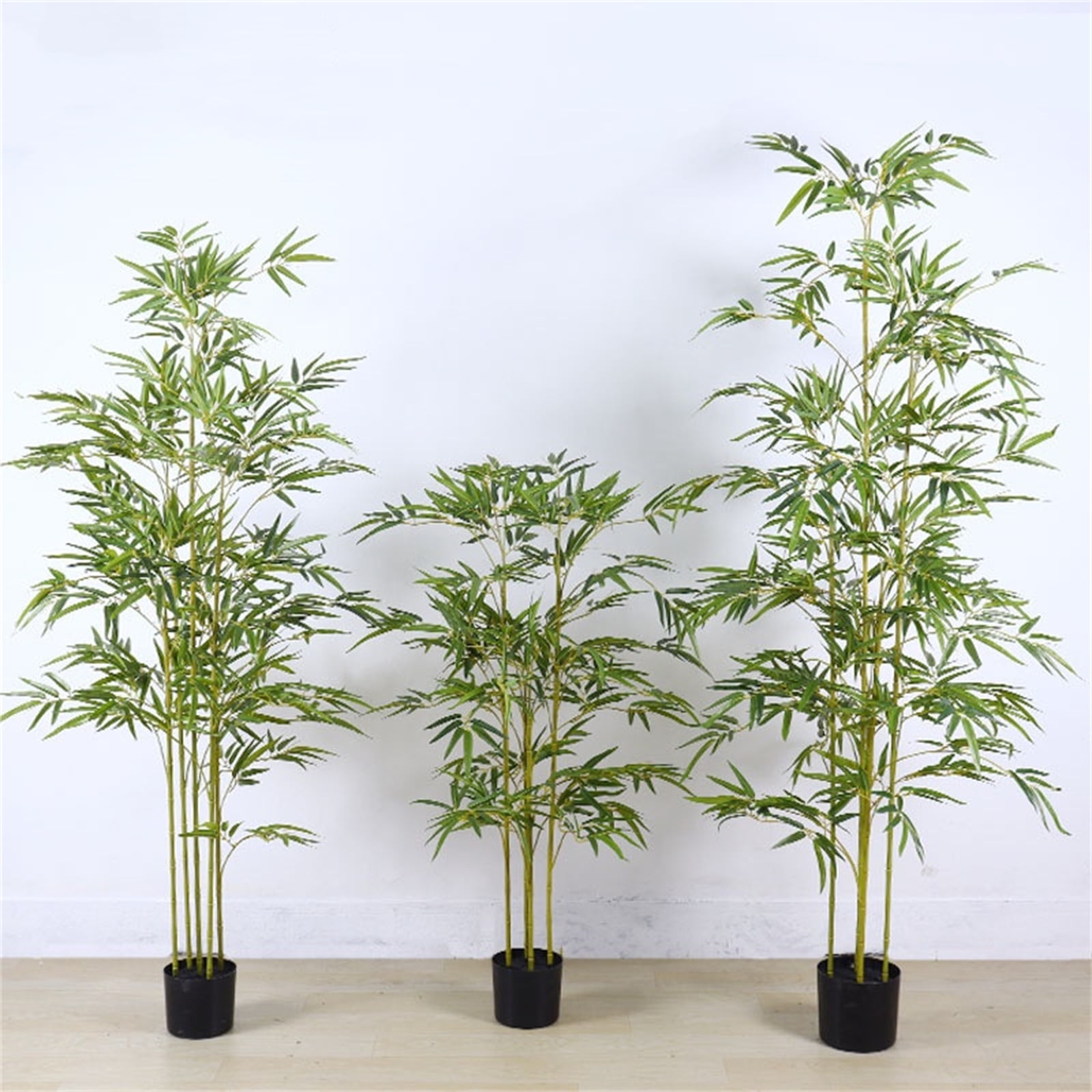 Garden Decor Artificial Bamboo Tree With Lifelike Trunk and Silk Leaves ...