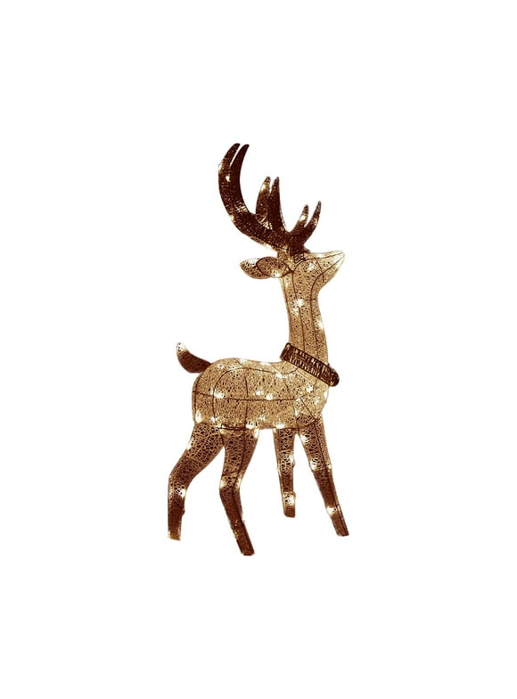 Outdoor Reindeer Decor in Outdoor Christmas Decorations - Walmart.com