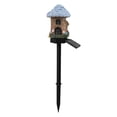 Garden Decor Mushroom Cottage Solar Lamp Waterproof LED Statue Light ...