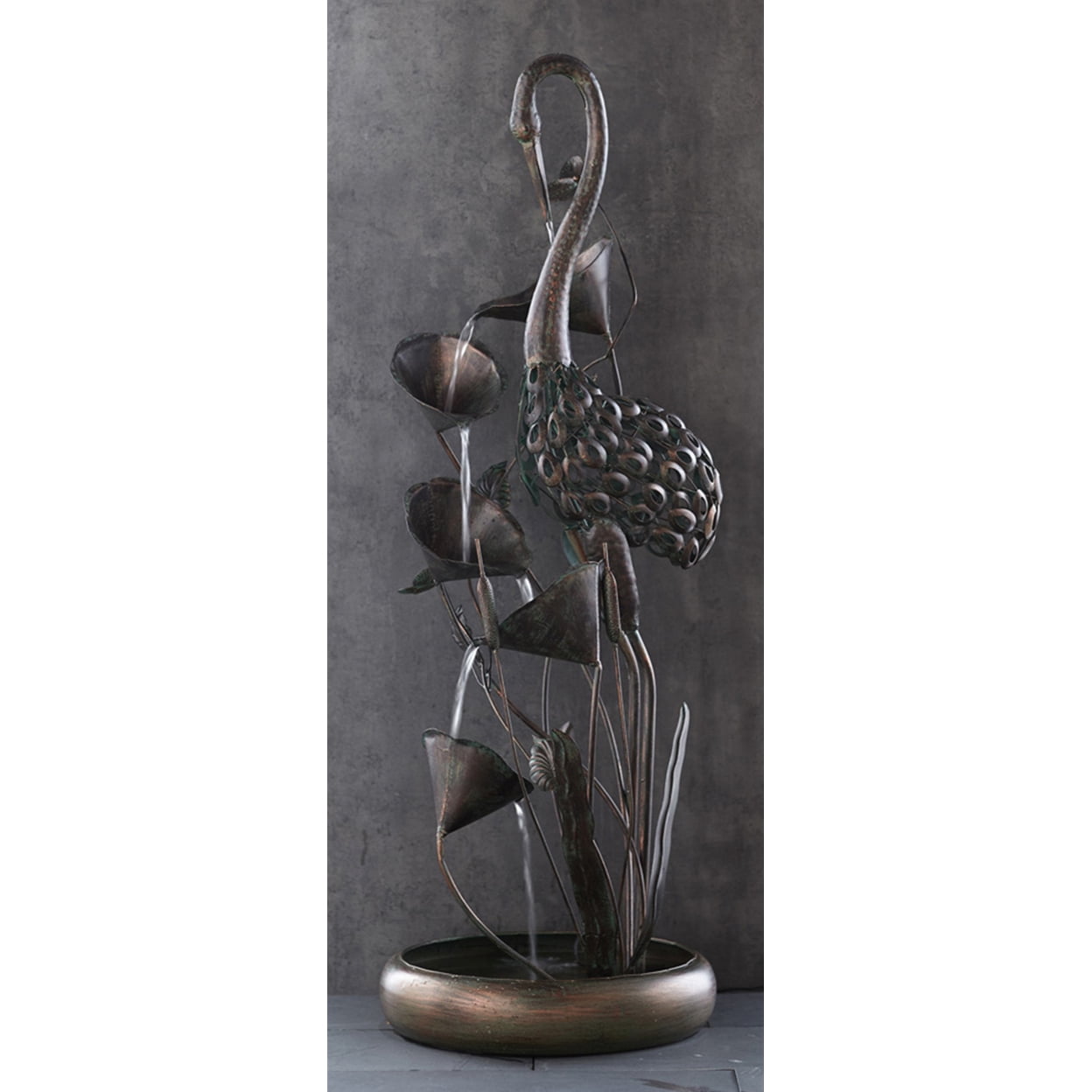 MELROSE INTERNATIONAL Crane Fountain , 66665DS - Walmart.com