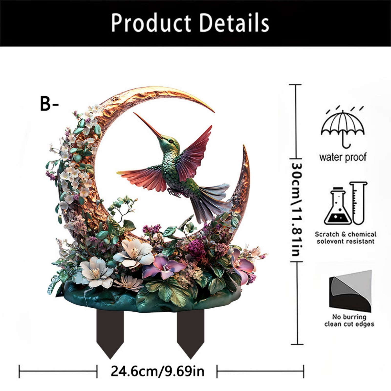 Garden Decor, Outdoor Props, Acrylic Material, Castle Theme, Yard ...