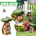 Garden Decor Resin Birdbath Polyresin Antique Bird Bath For Home Yard ...