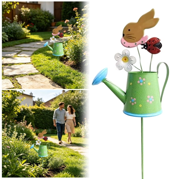 Garden Decor Stake Animal Shaped Inserting Ornament Courtyard Outdoor ...