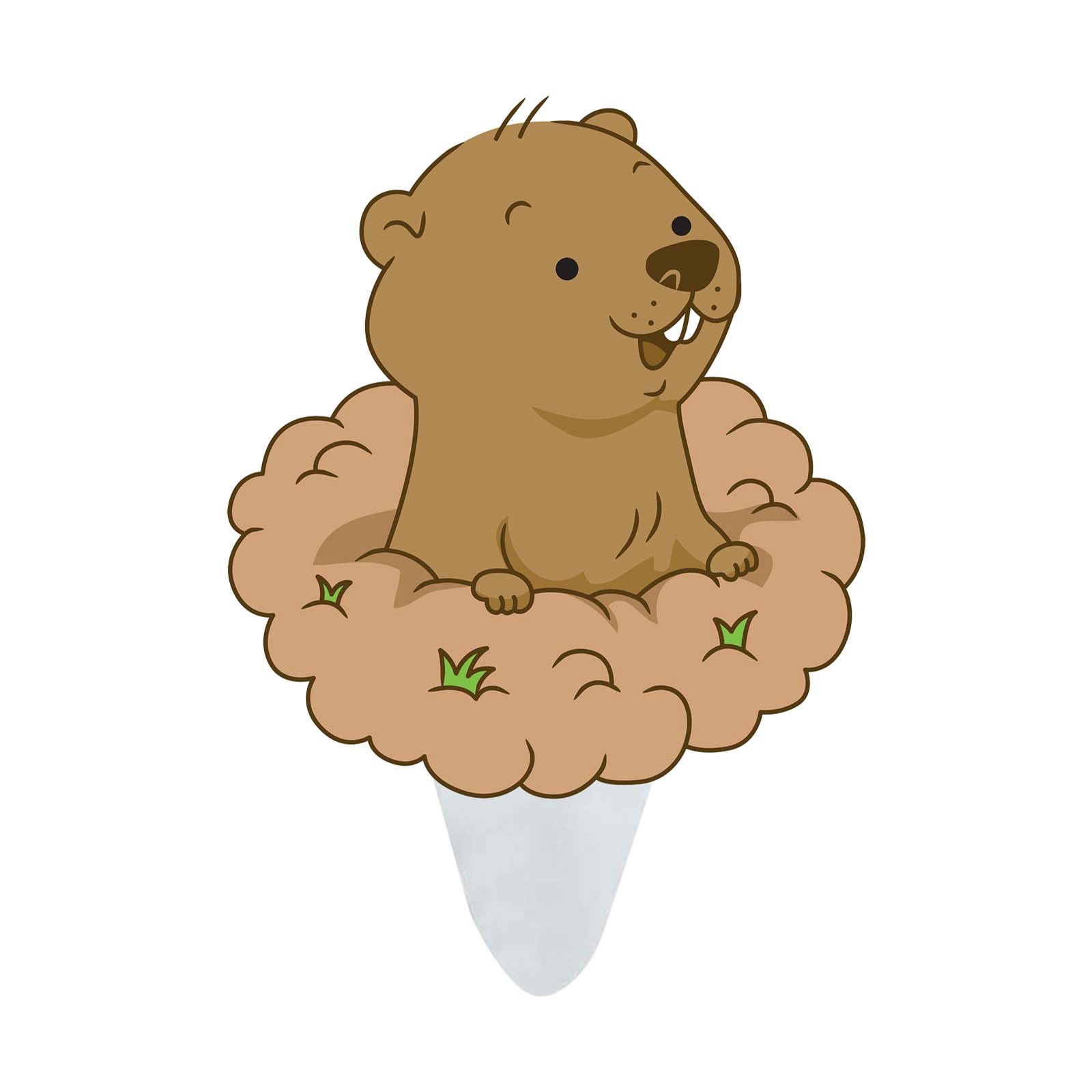 Garden Decoration Acrylic Groundhog Day Graden Decoration Groundhog ...