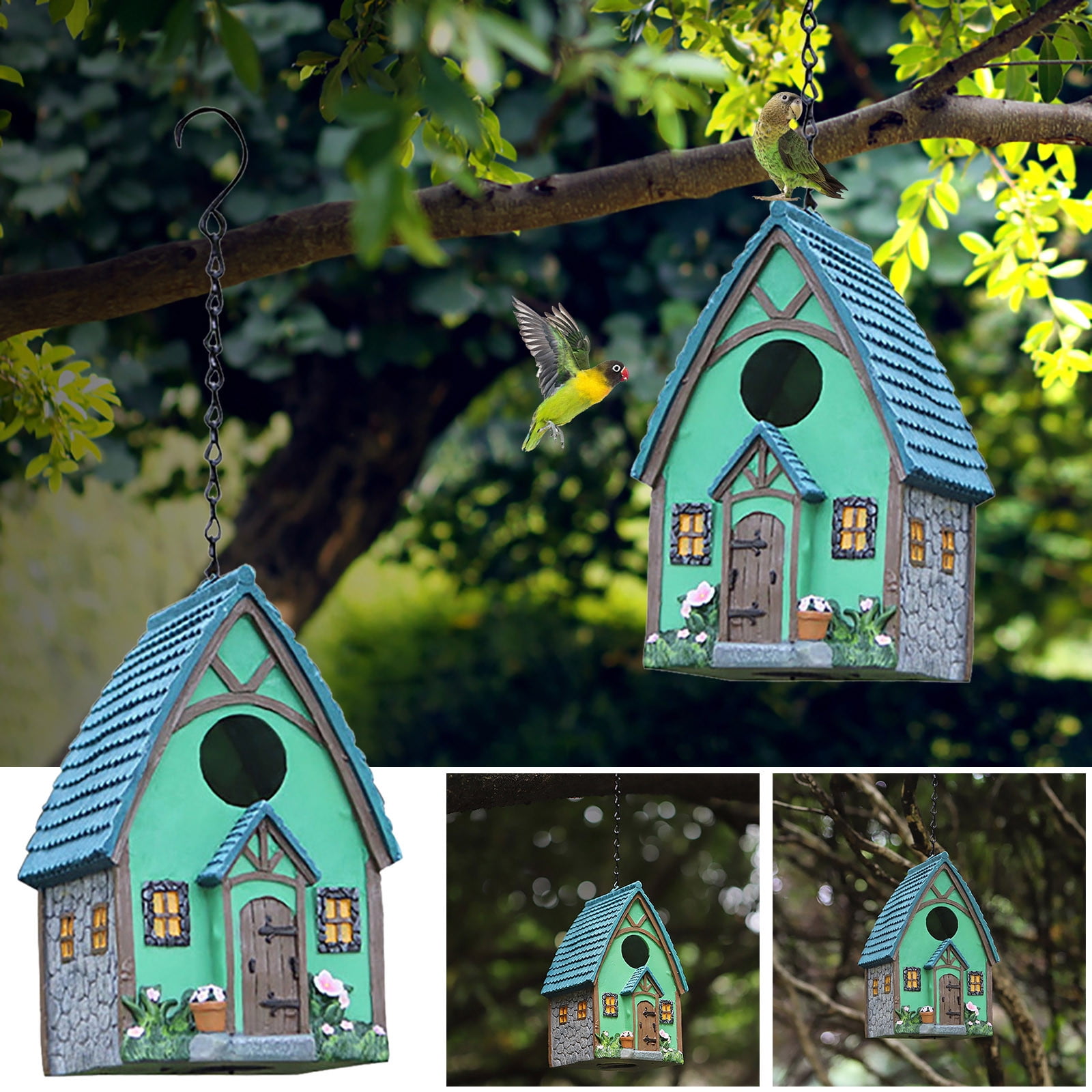 Garden Decoration And Layout Of Outdoor Parrot Houses, Bird Nests ...