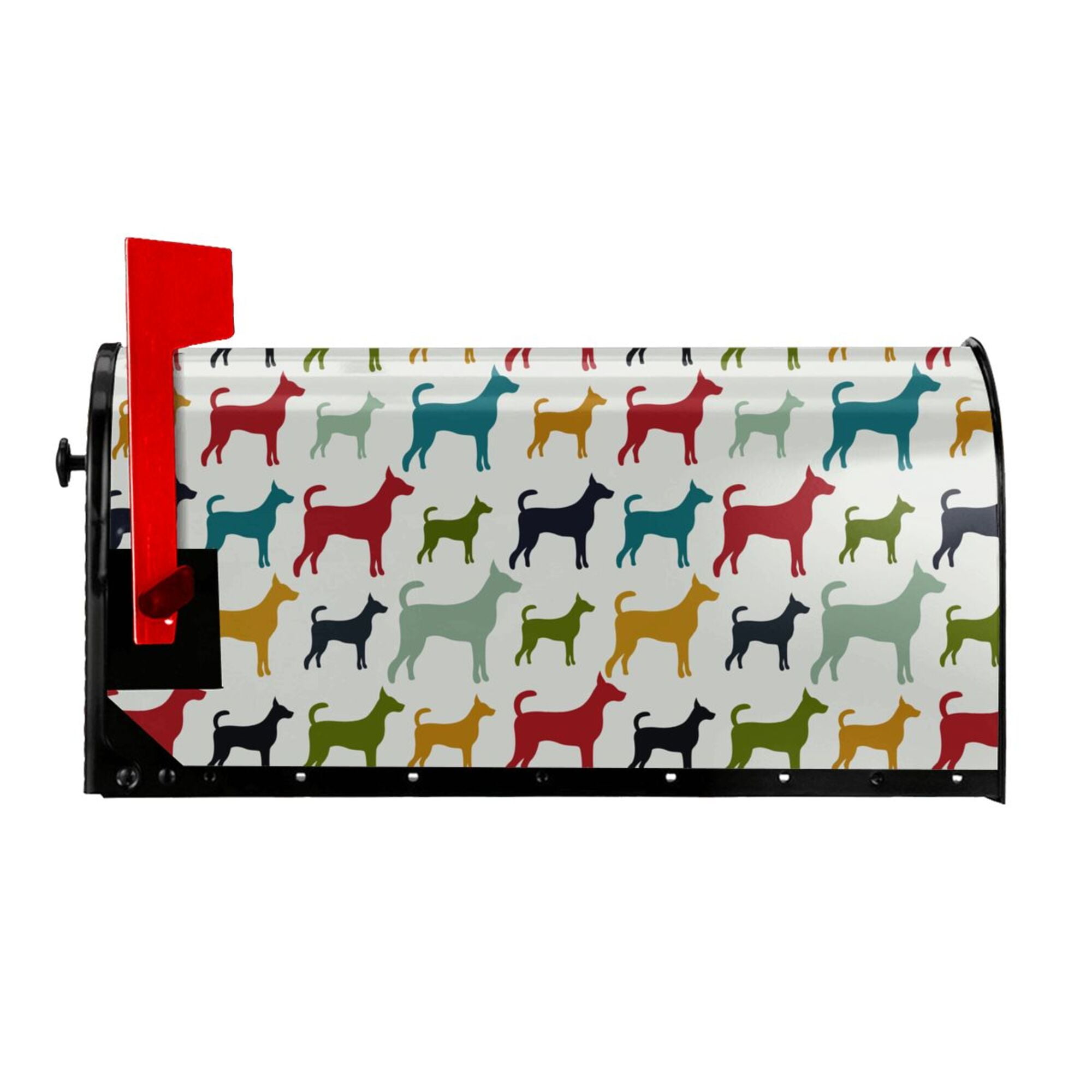Garden Decoration Animal Dog Mailbox Covers Magnetic Retro Mailbox ...
