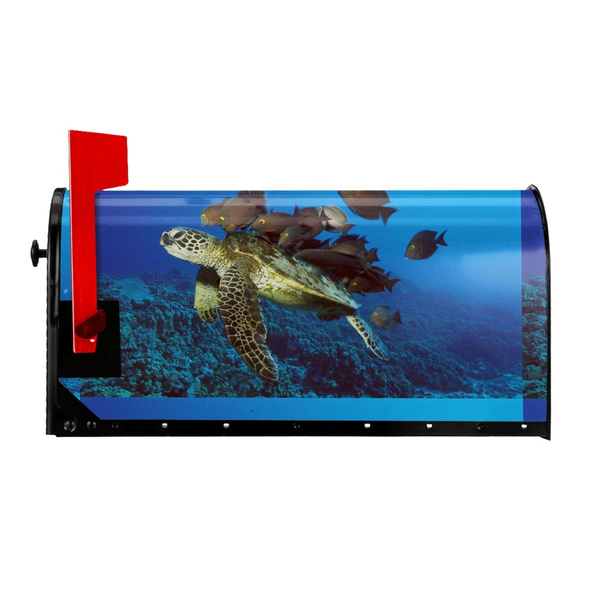 Garden Decoration Baby Turtle Wallpaper Mailbox Covers Magnetic Retro ...