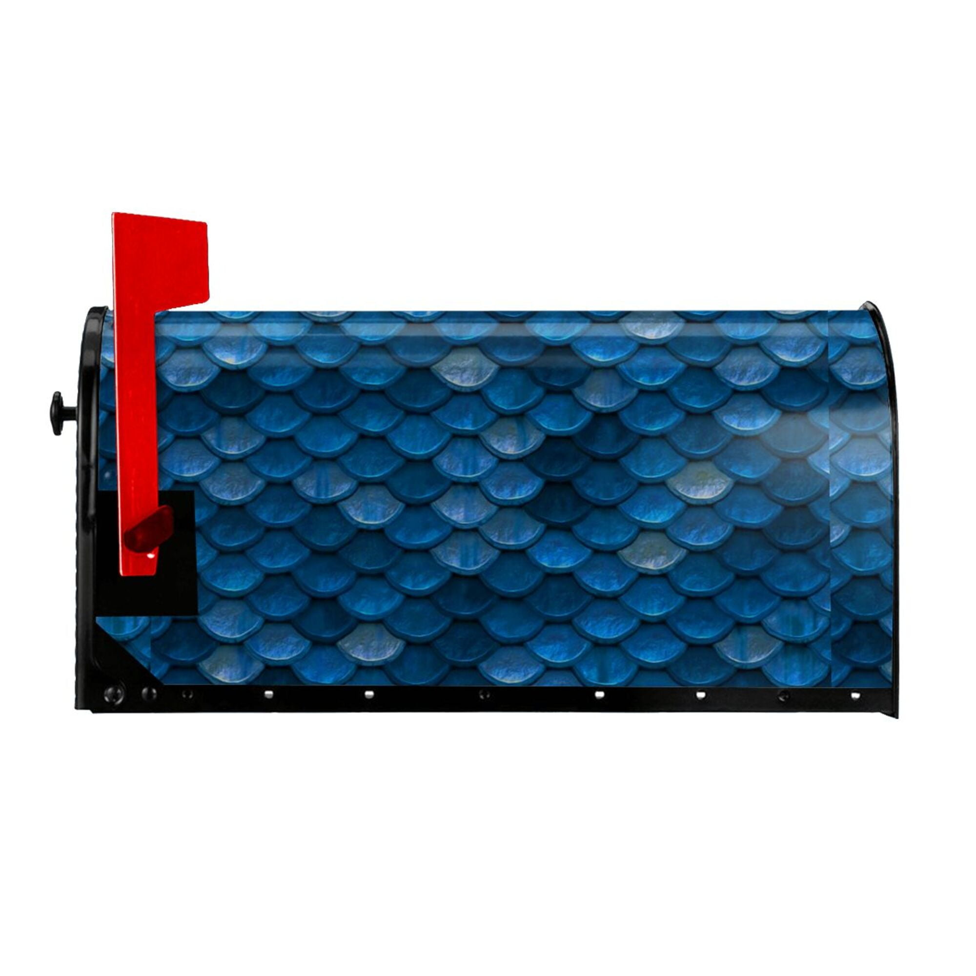 Garden Decoration Bahama Mermaid Fish Scale Mailbox Covers Magnetic ...