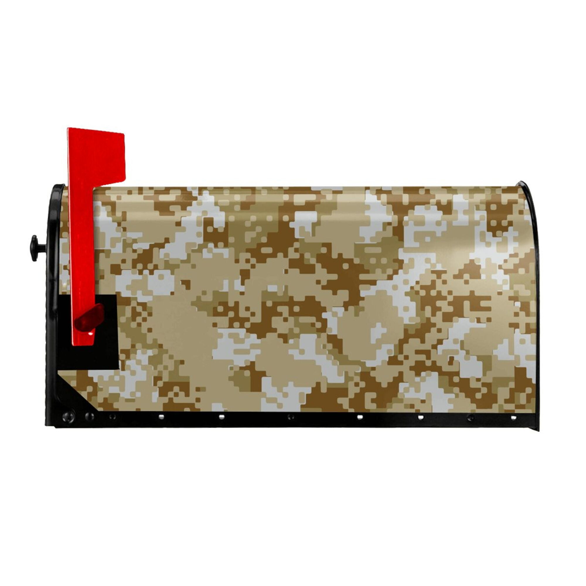 Garden Decoration Brownish Yellow Army Camouflage Background Mailbox ...