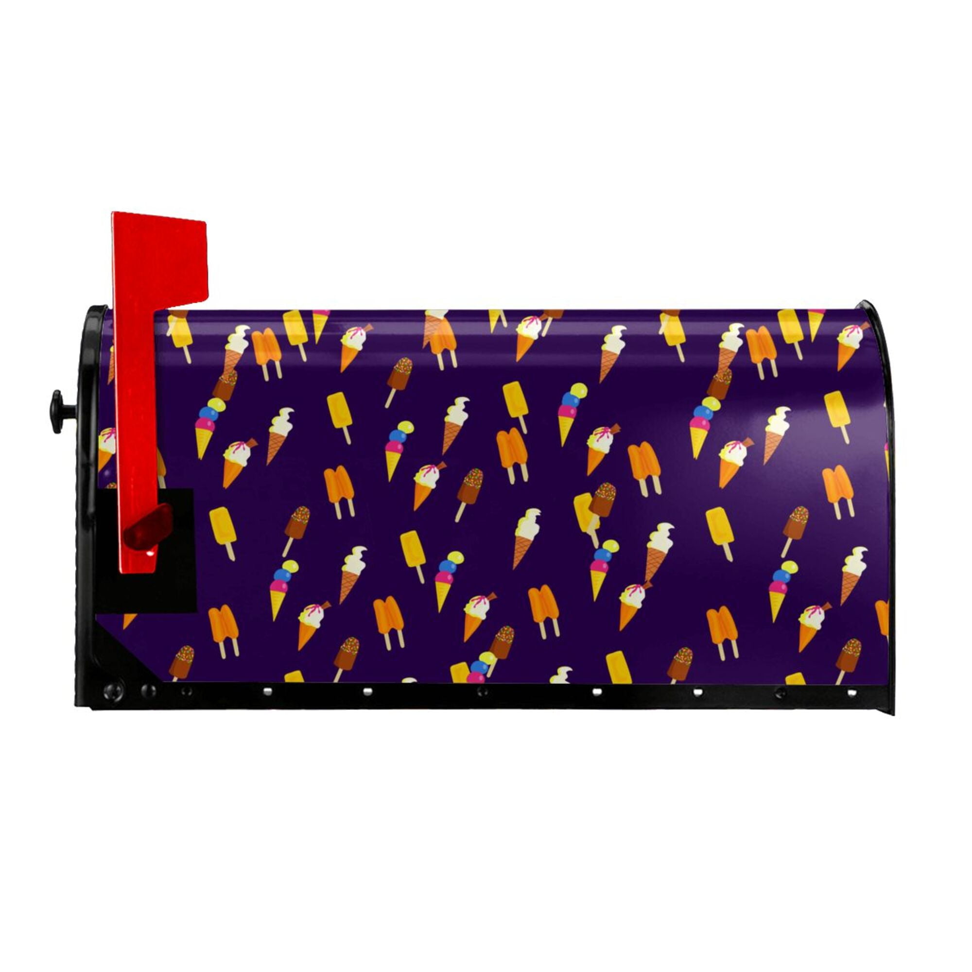 Garden Decoration Cartoon Ice Cream Background Mailbox Covers Magnetic ...