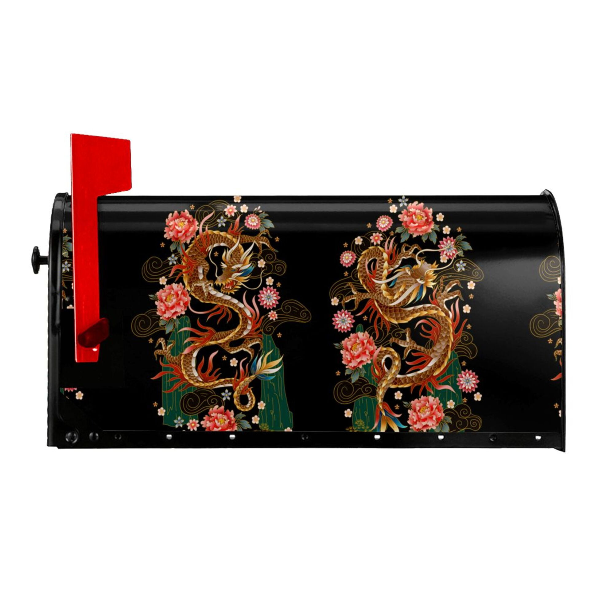 Garden Decoration Chinese Traditional Dragons Mailbox Covers Magnetic ...