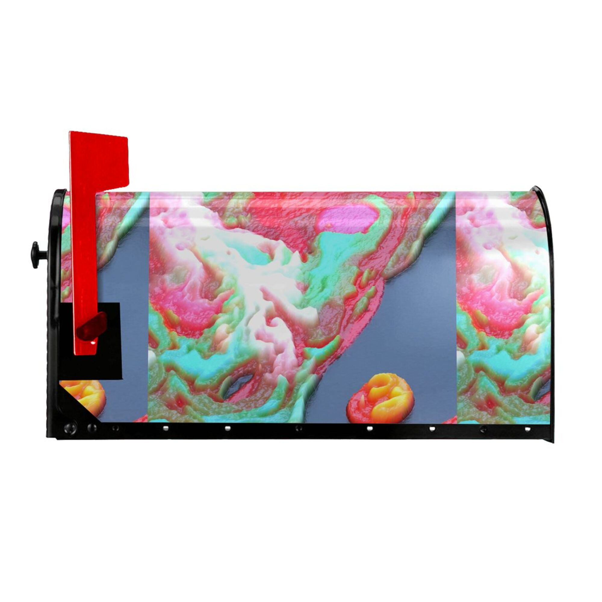 Garden Decoration Colorful Abstract Lava Background Mailbox Covers ...