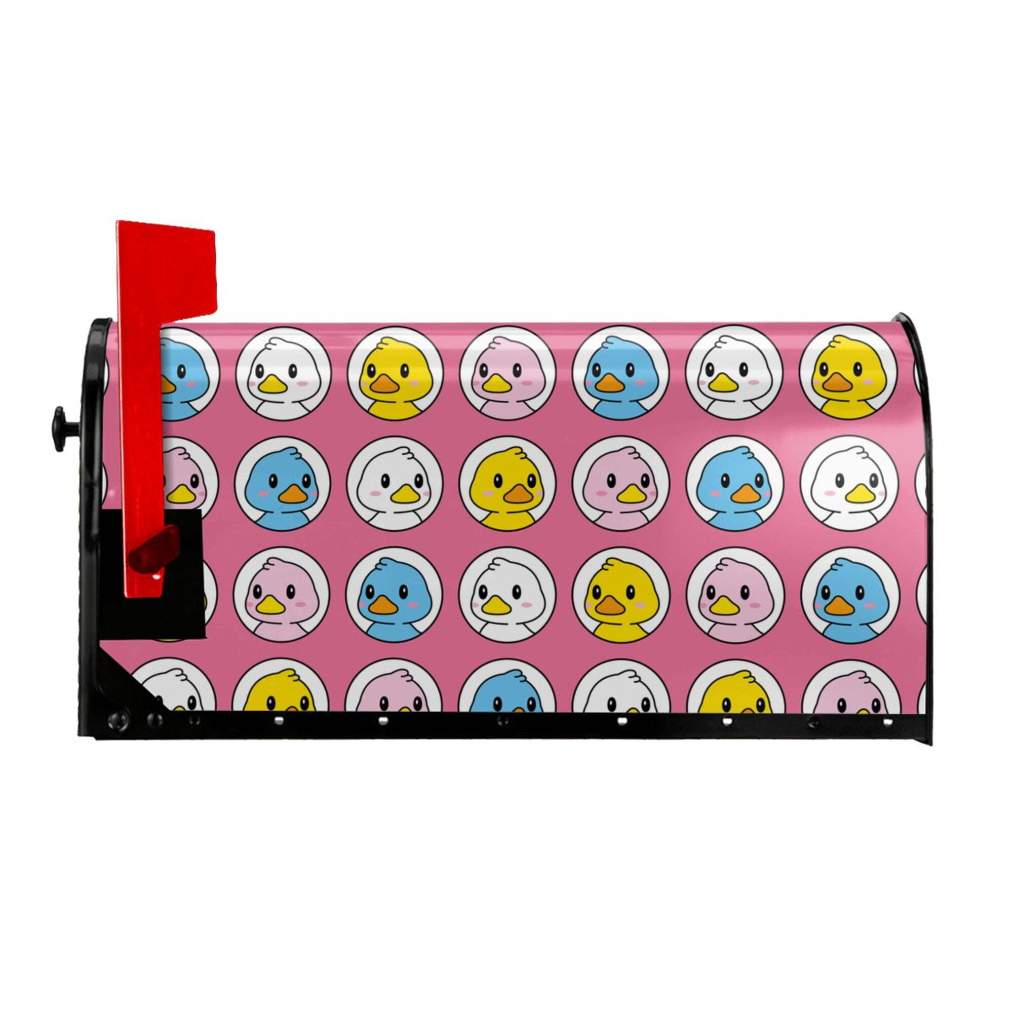 Garden Decoration Colorful Ducks Mailbox Covers Magnetic Retro Mailbox ...