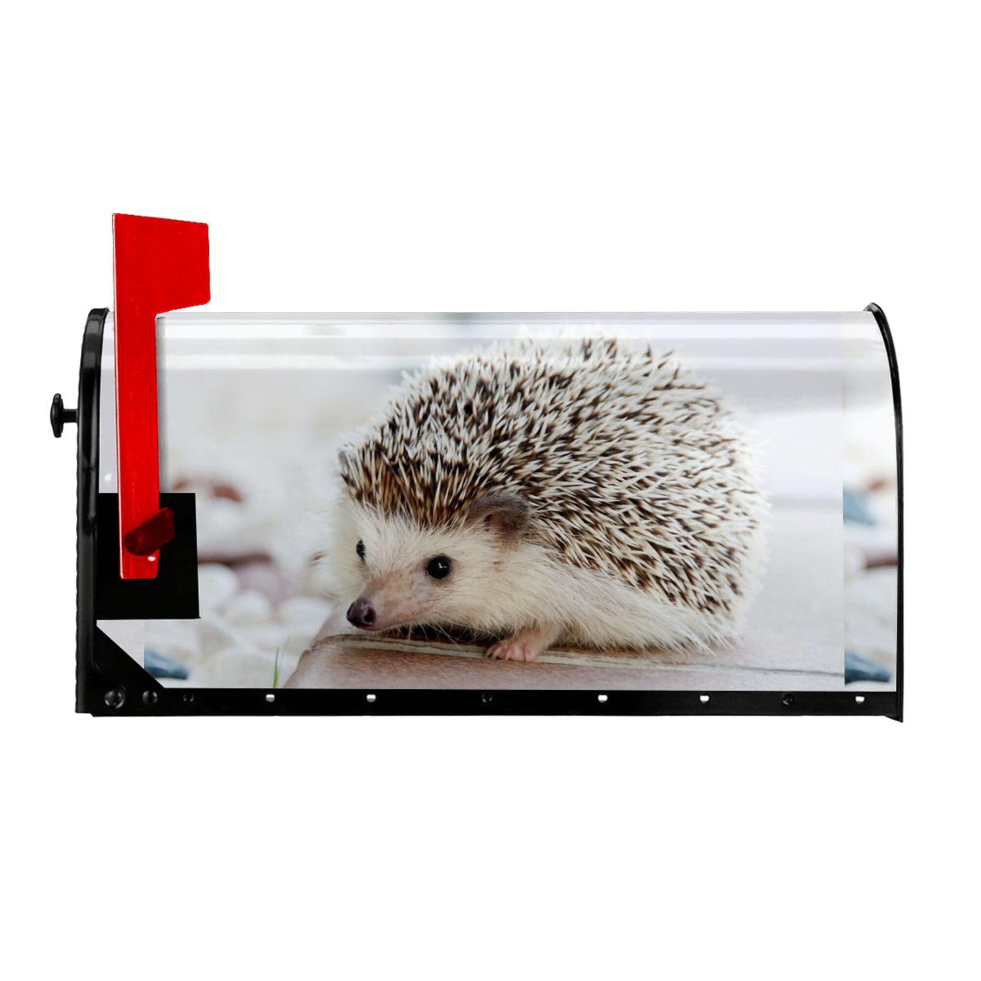 Garden Decoration Cute Baby Hedgehog Mailbox Covers Magnetic Retro ...