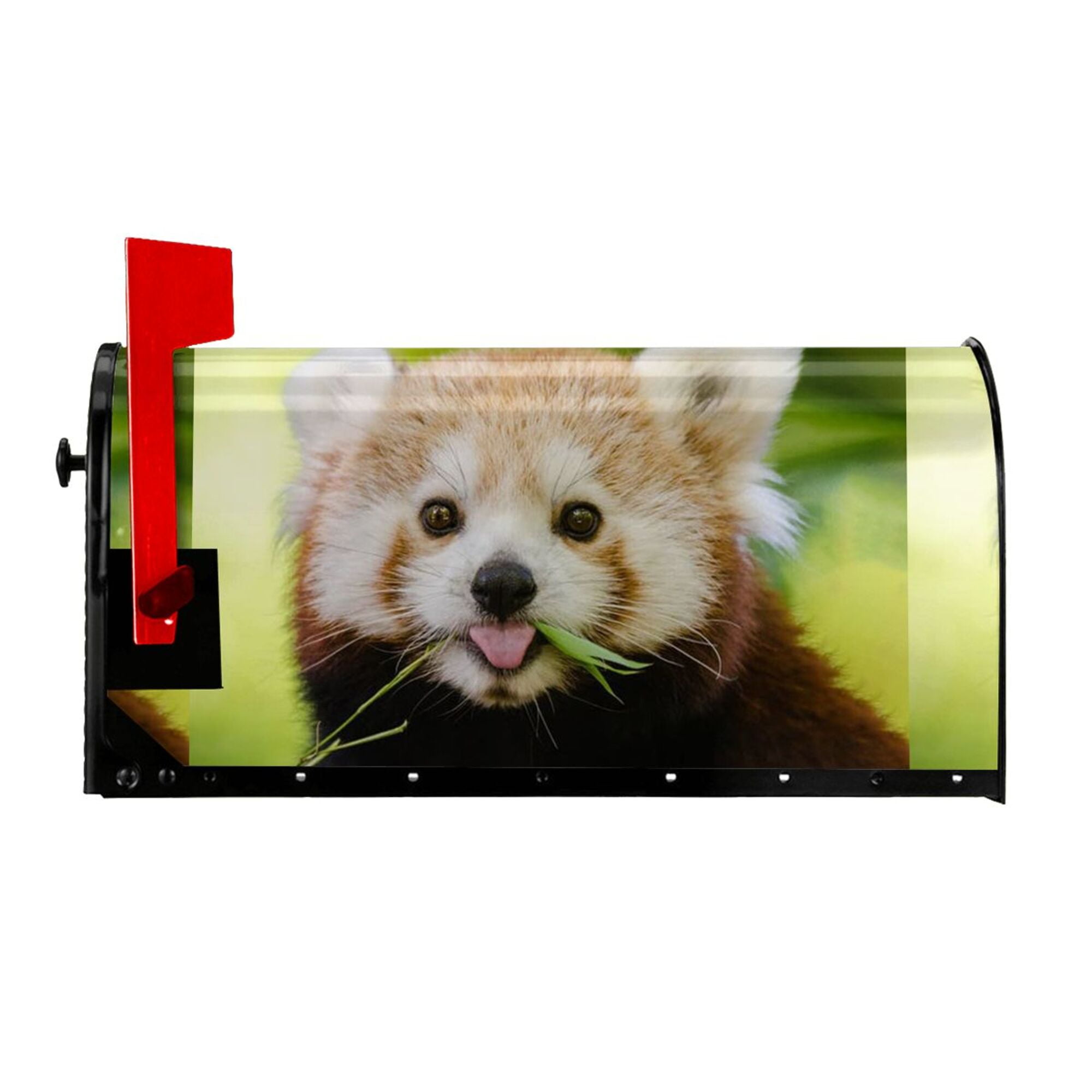Garden Decoration Cute Cuddly Red Panda Mailbox Covers Magnetic Retro ...