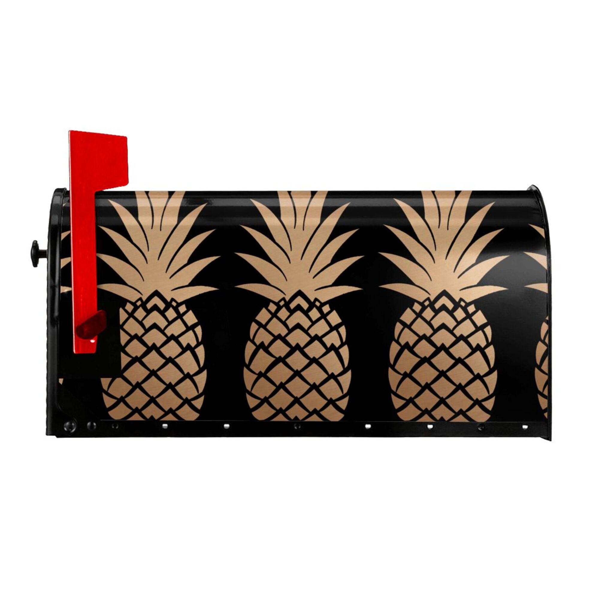 Garden Decoration Cute-Pineapple Mailbox Covers Magnetic Retro Mailbox Wraps Post Letter Box ...