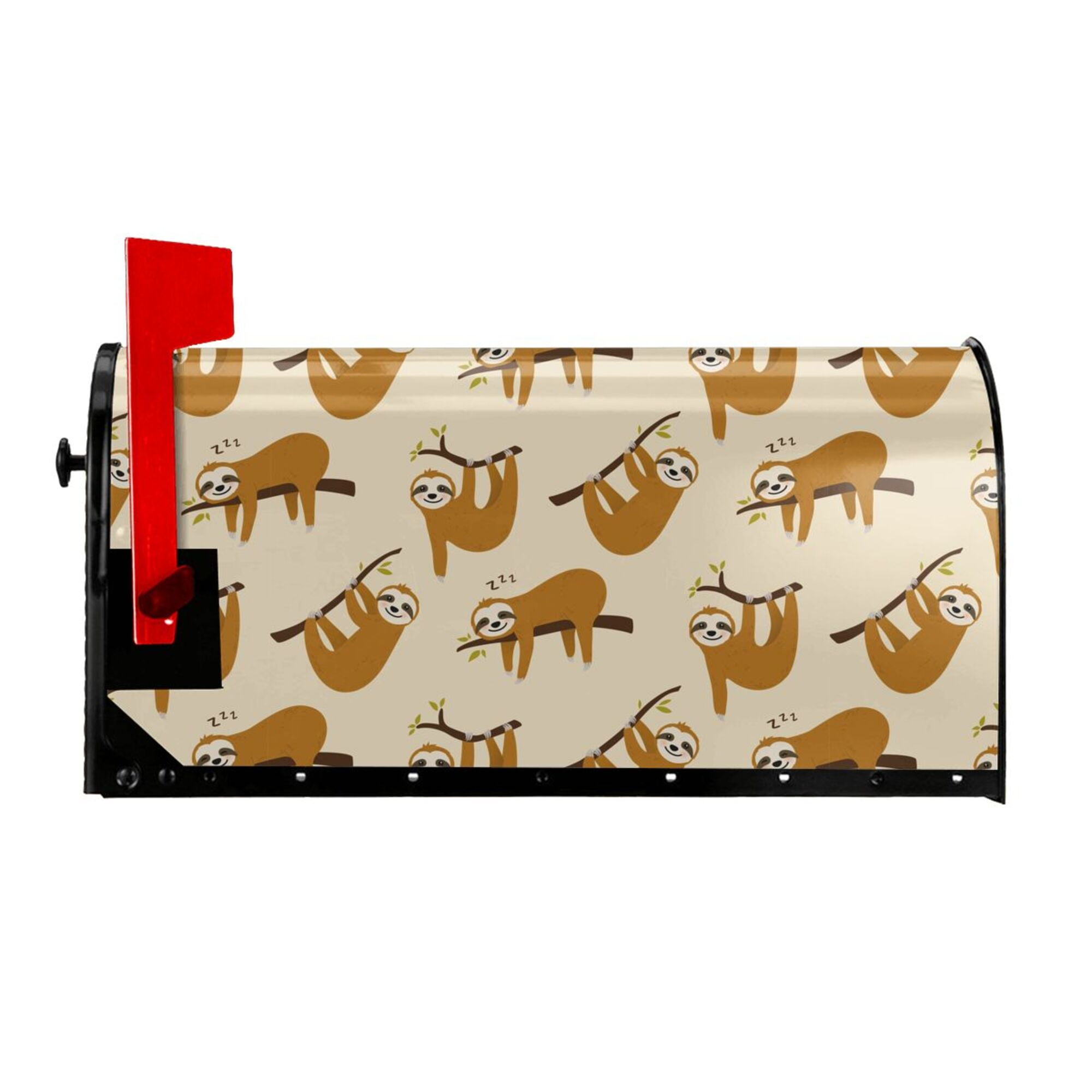 Garden Decoration Cute Sloths Animal Mailbox Covers Magnetic Retro ...