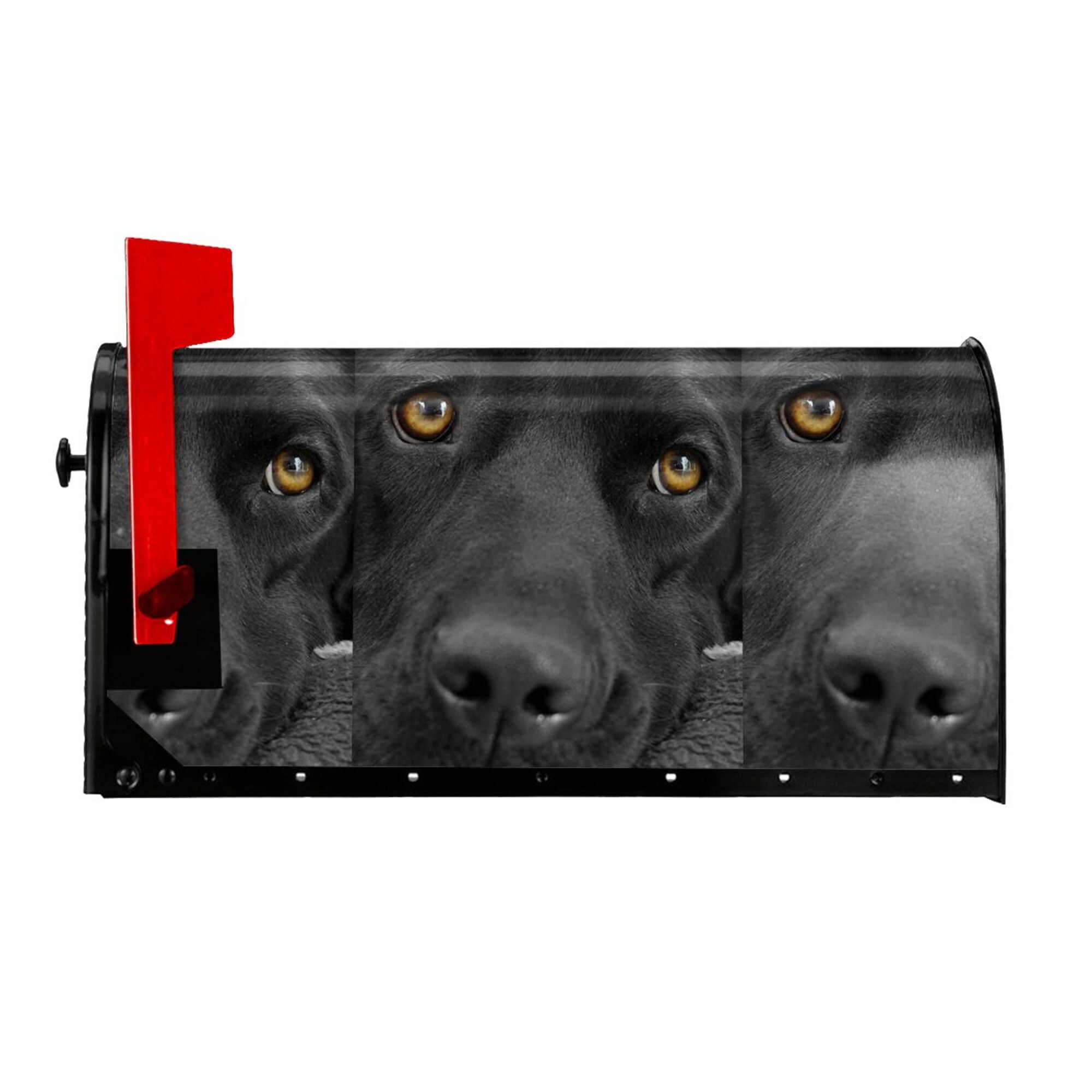 Garden Decoration Doggaming Black Lab Labrador Dog Puppy Mailbox Covers ...