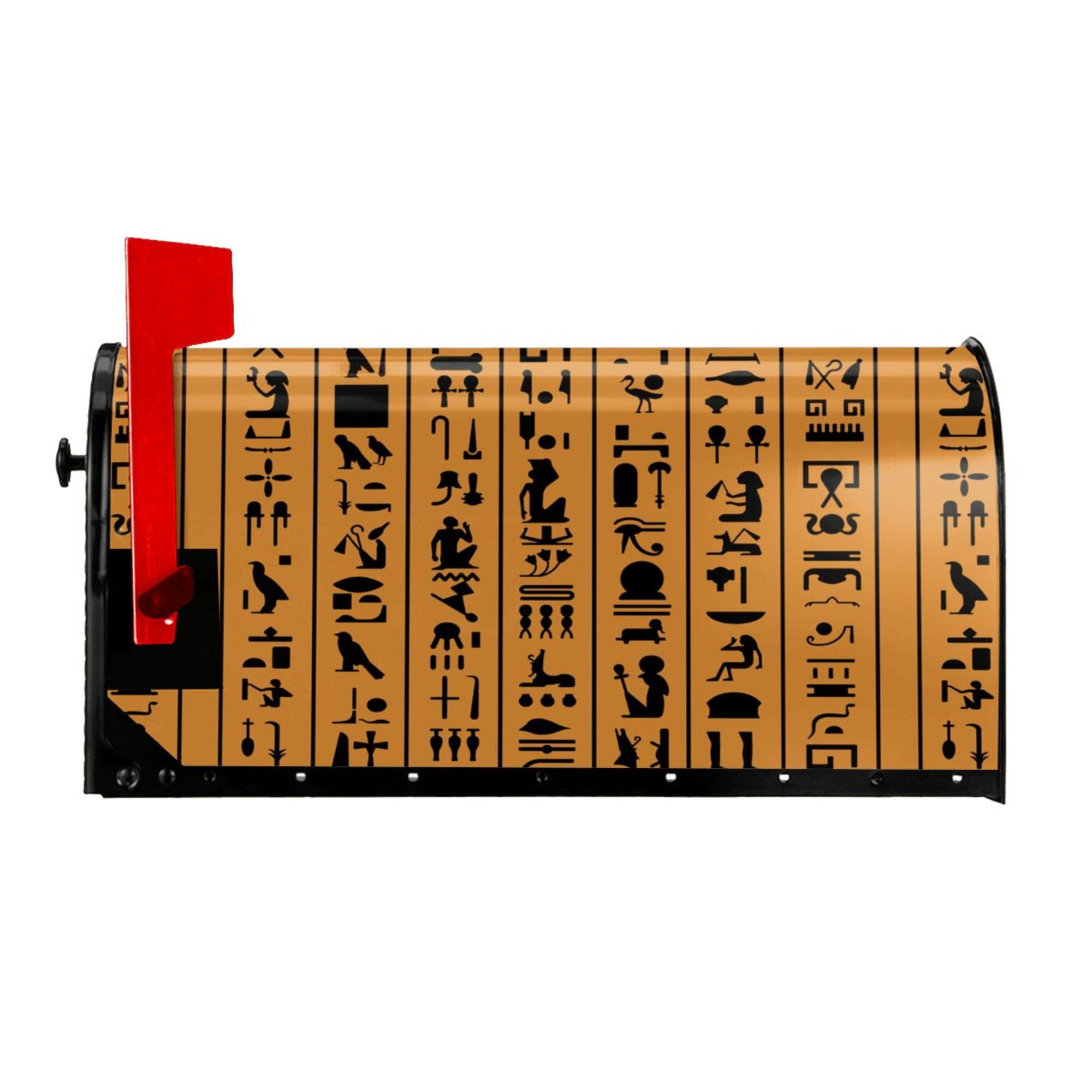 Garden Decoration Egyptian Hieroglyphs Or Ancient Egypt Letters Mailbox ...