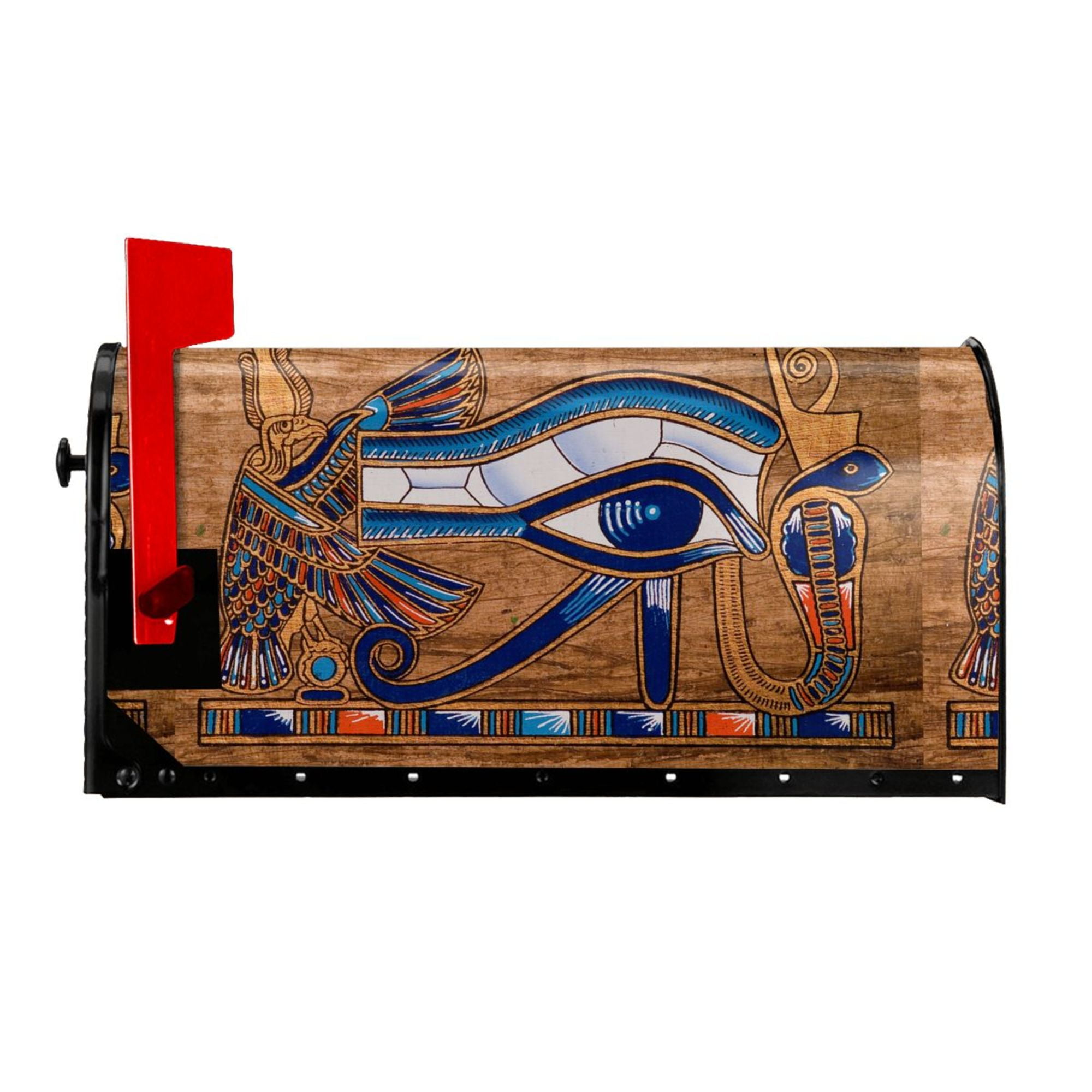 Garden Decoration Egyptian Papyrus Depicting The Horus Eye Mailbox ...