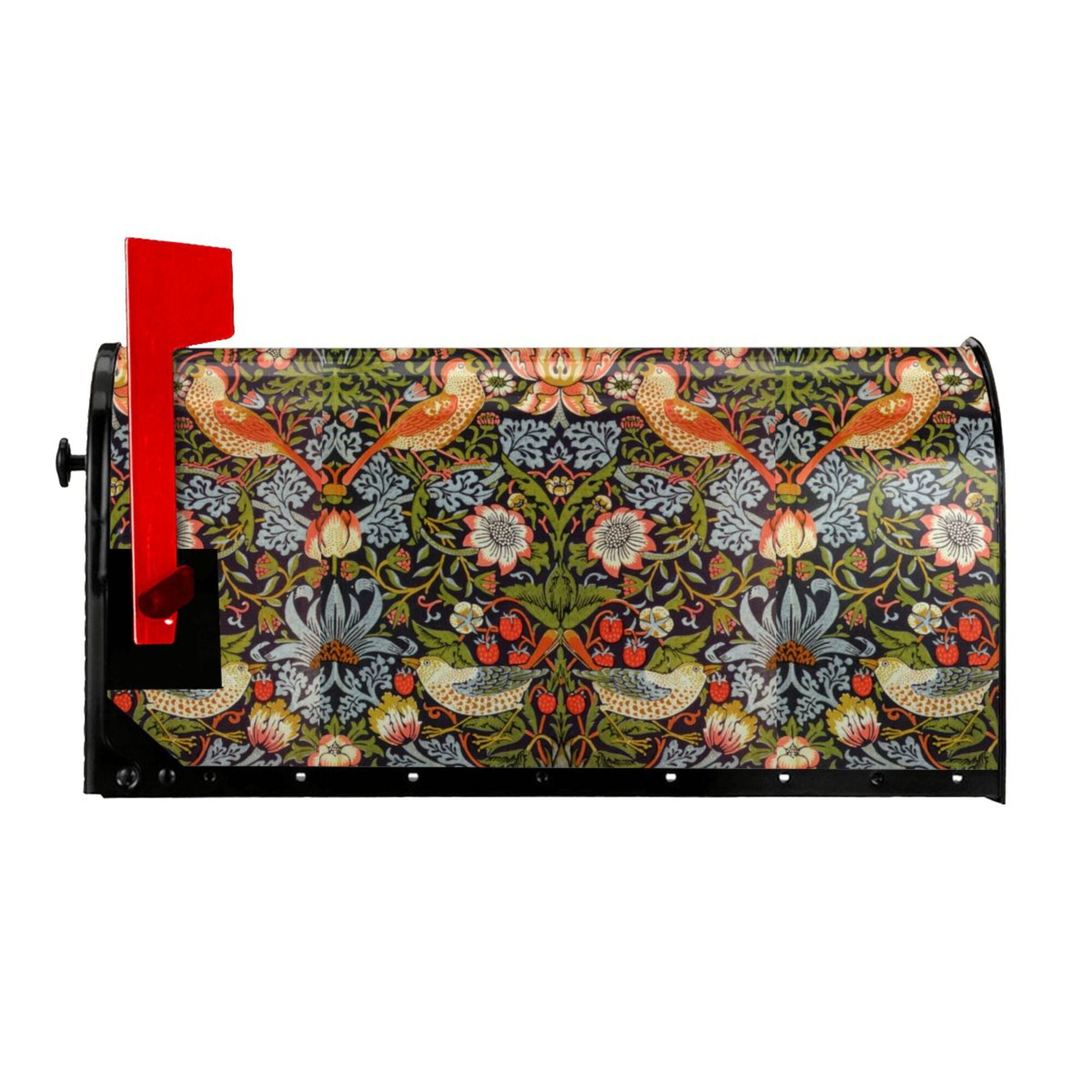 Garden Decoration Floral Bird Strawberry Mailbox Covers Magnetic Retro ...