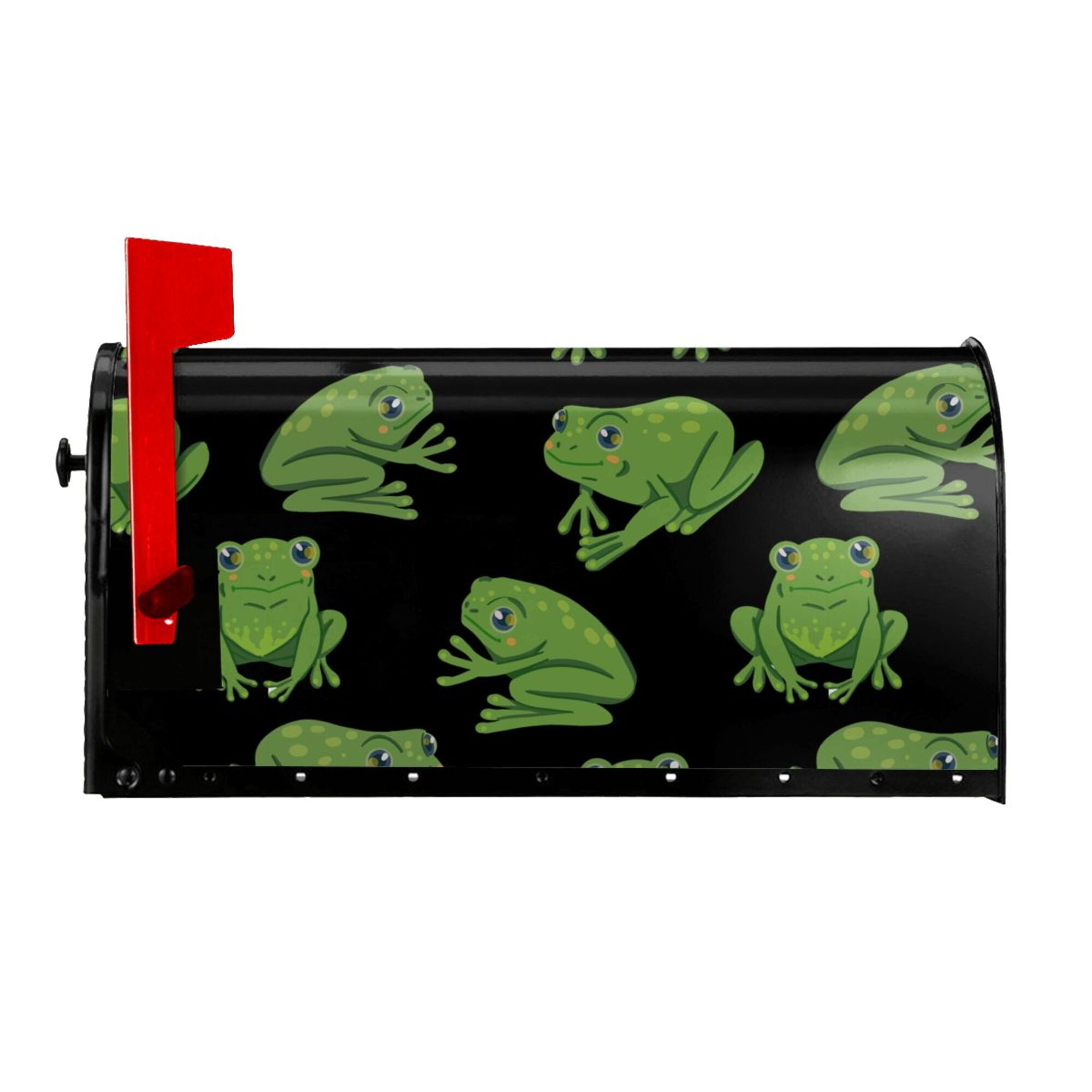 Garden Decoration Frog Mailbox Covers Magnetic Retro Mailbox Wraps Post ...