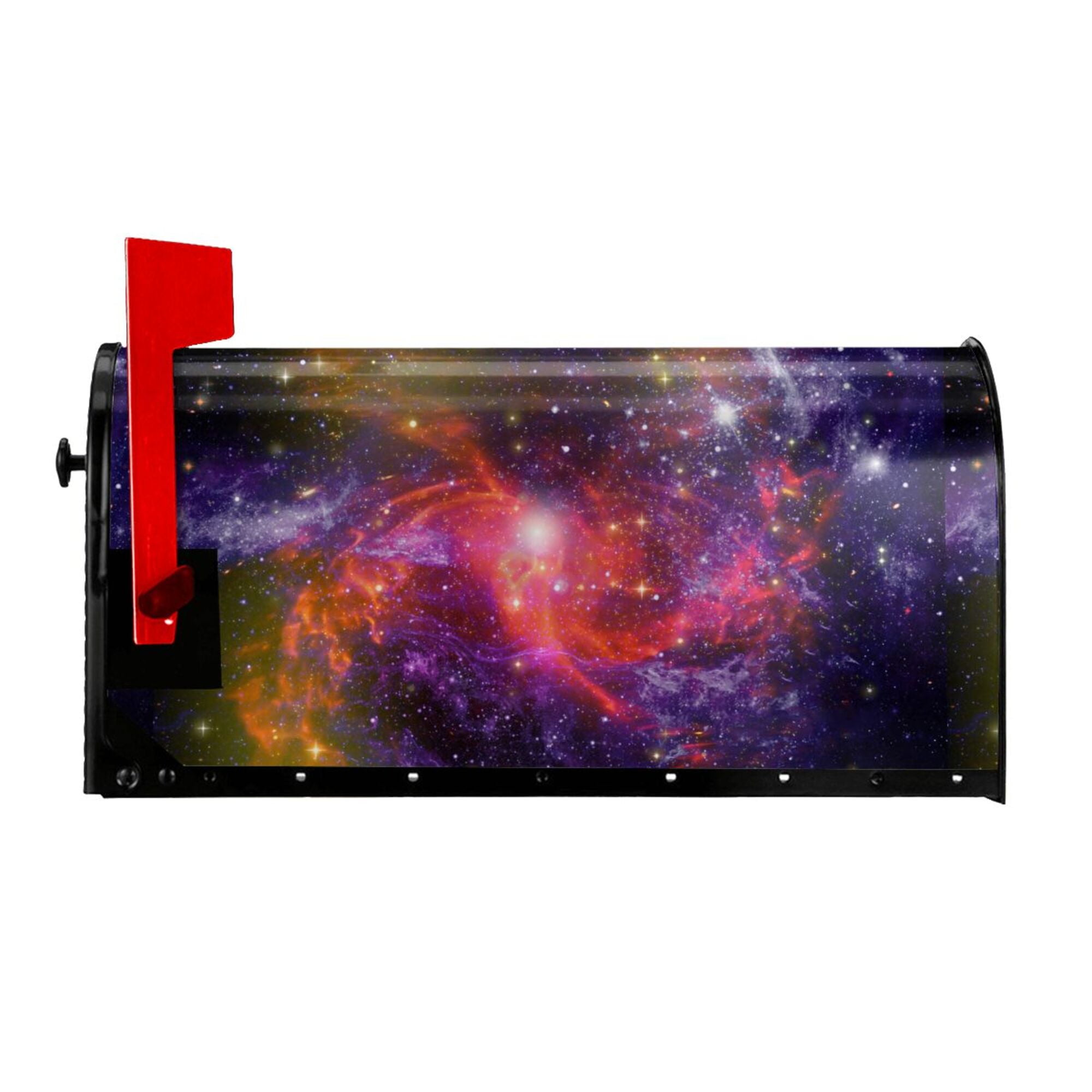 Garden Decoration Galaxy Space Mailbox Covers Magnetic Retro Mailbox ...