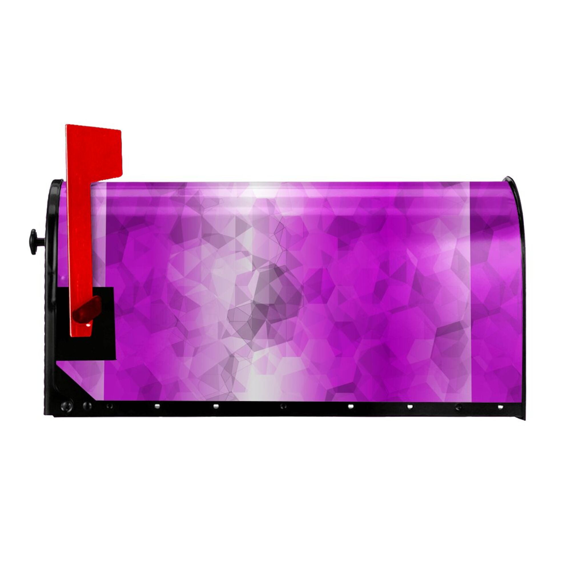 Garden Decoration Geometric Polygon Background Mailbox Covers Magnetic ...