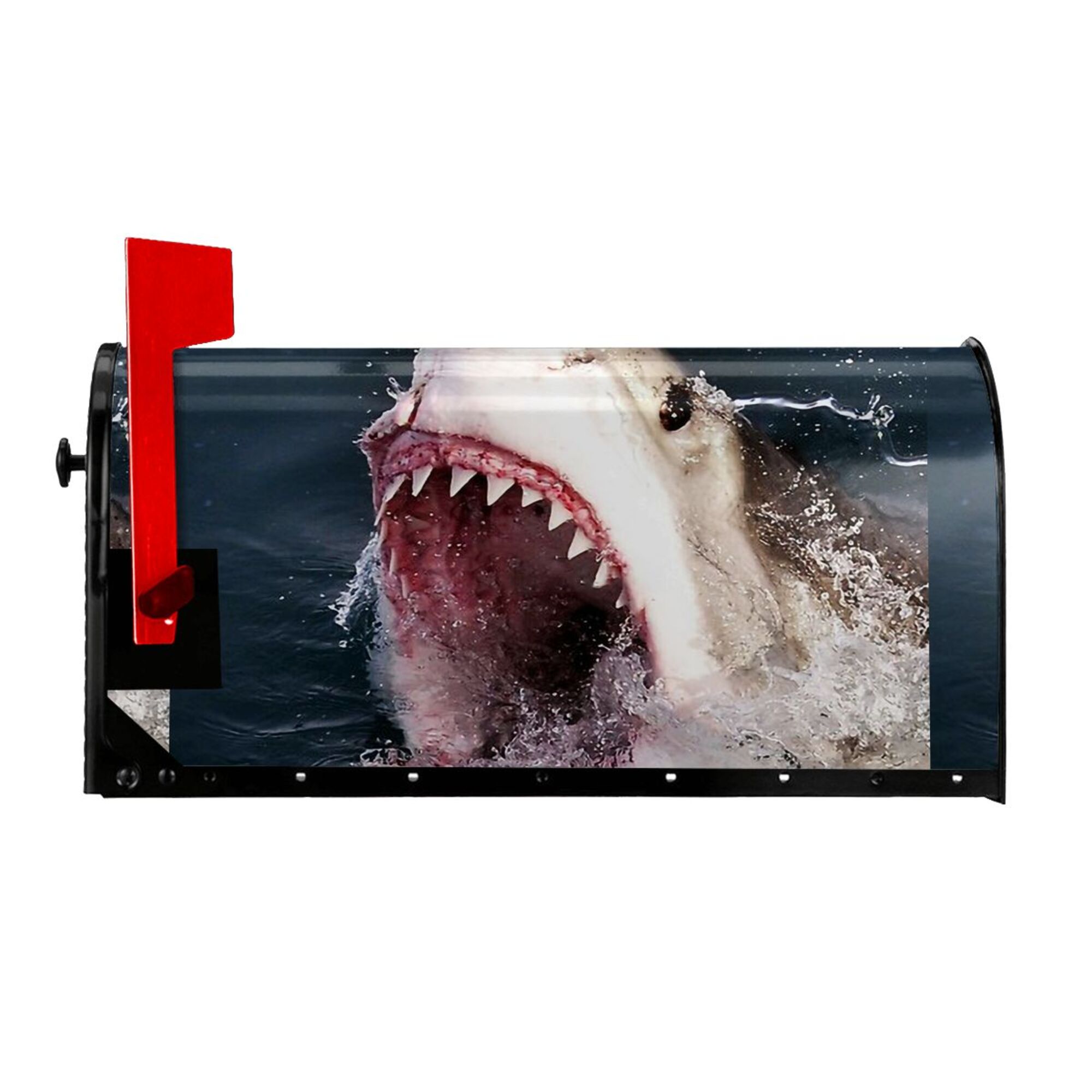 Garden Decoration Great White Shark d Shark Mailbox Covers Magnetic ...