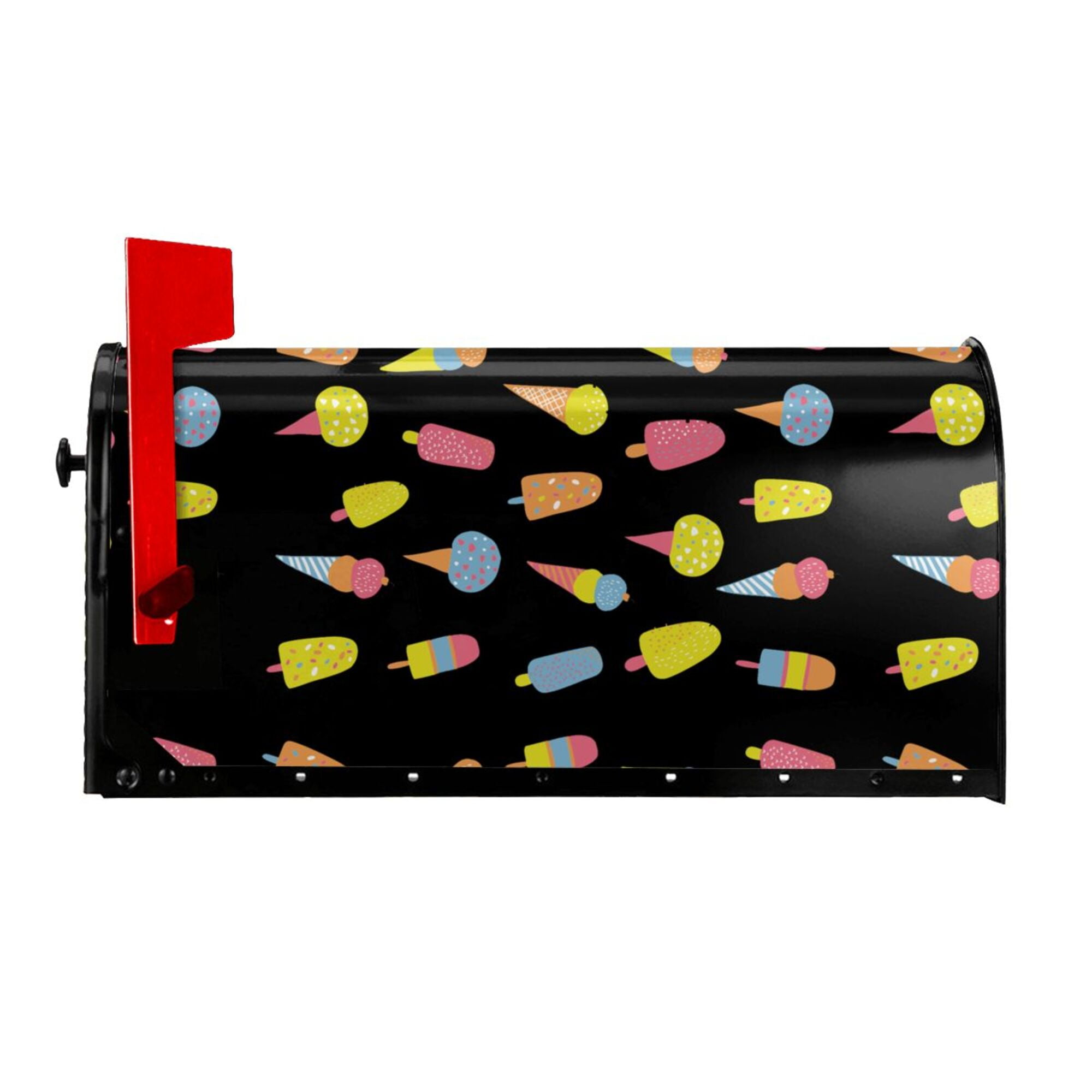 Garden Decoration Ice Cream Mailbox Covers Magnetic Retro Mailbox Wraps ...