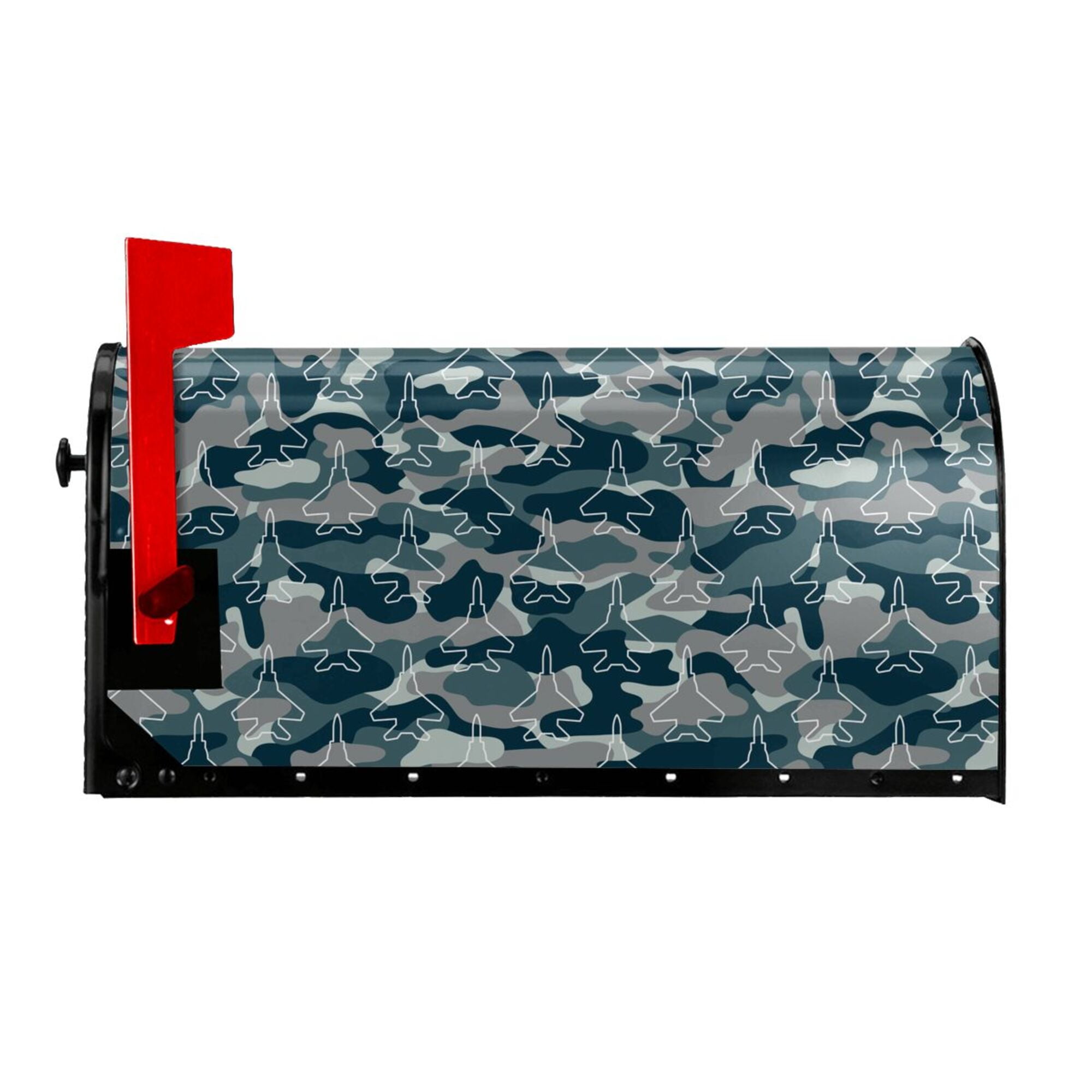 Garden Decoration Jetfighters Camouflage Mailbox Covers Magnetic Retro ...