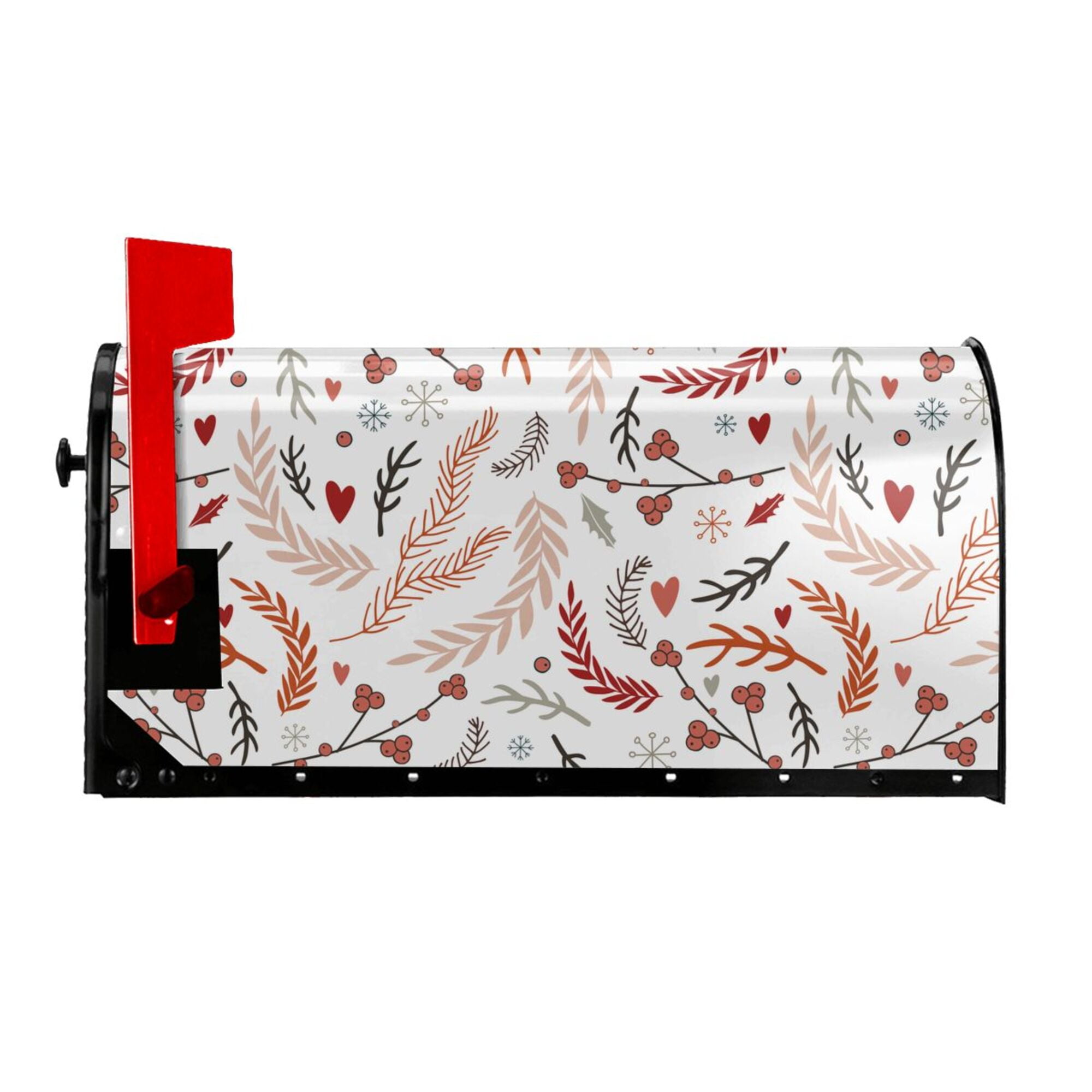 Garden Decoration Leaves Seamless Background Mailbox Covers Magnetic ...