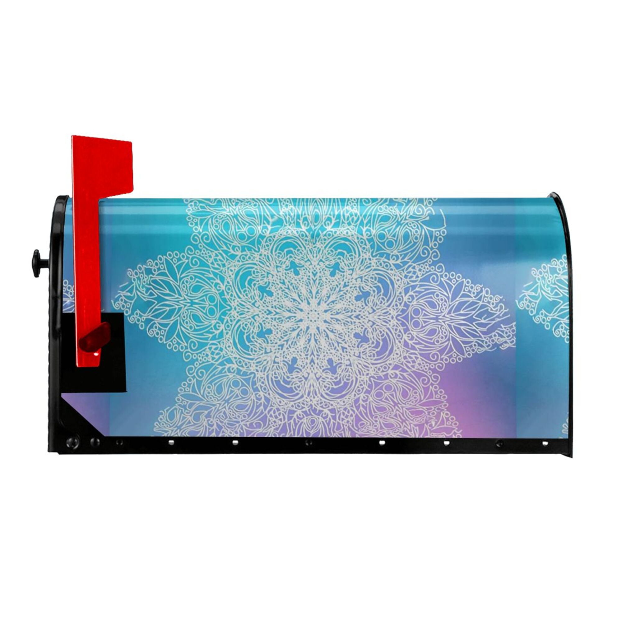 Garden Decoration Mandala Mailbox Covers Magnetic Retro Mailbox Wraps ...