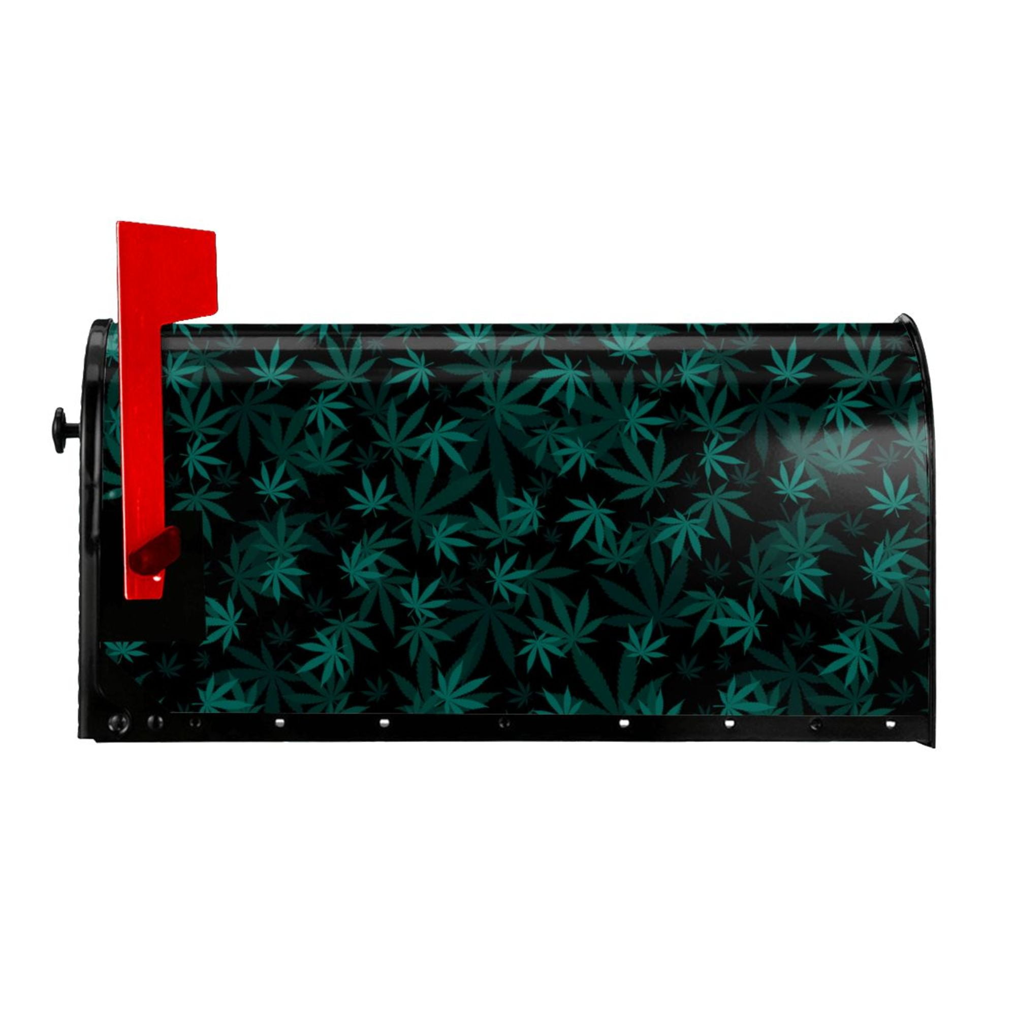 Garden Decoration Marijuana Leaf Mailbox Covers Magnetic Retro Mailbox ...