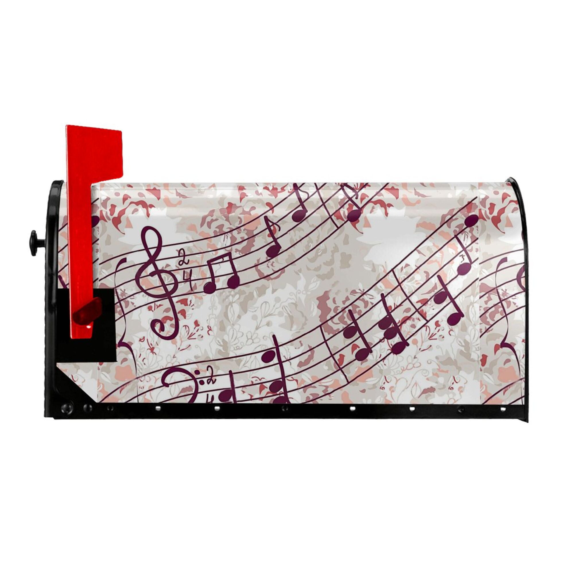 Garden Decoration Music Notes Mailbox Covers Magnetic Retro Mailbox ...