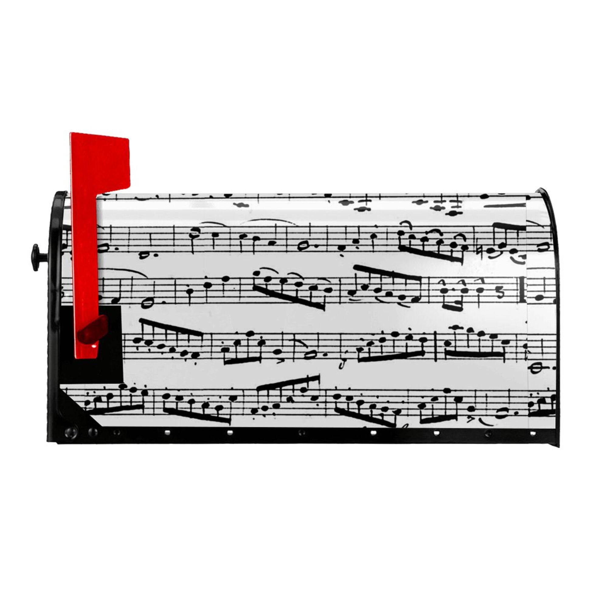Garden Decoration Music Notes Mailbox Covers Magnetic Retro Mailbox ...